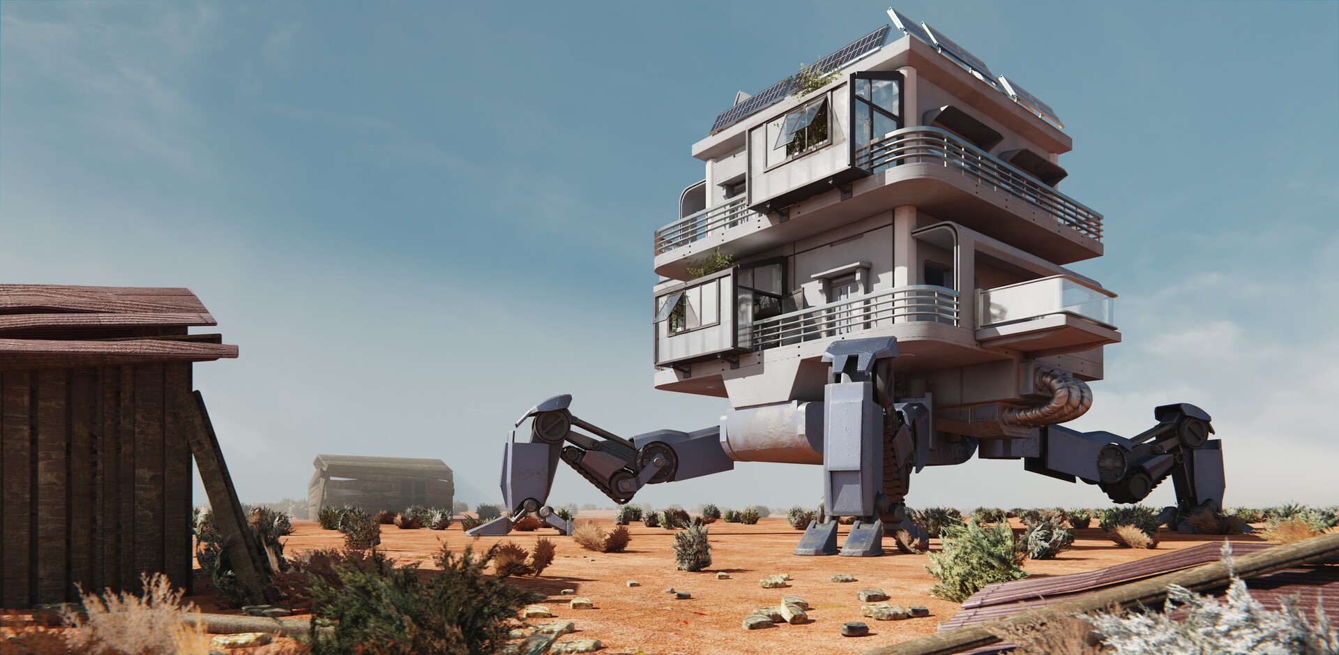 ArtStation - Walking House