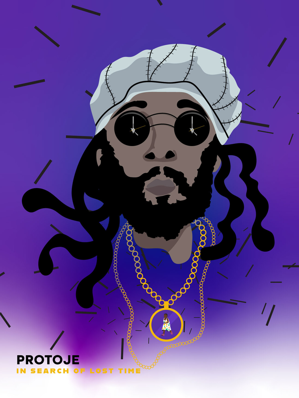 Portfolio of Chris Prado - Cover Art - 'In Search Of Lost Time' Album