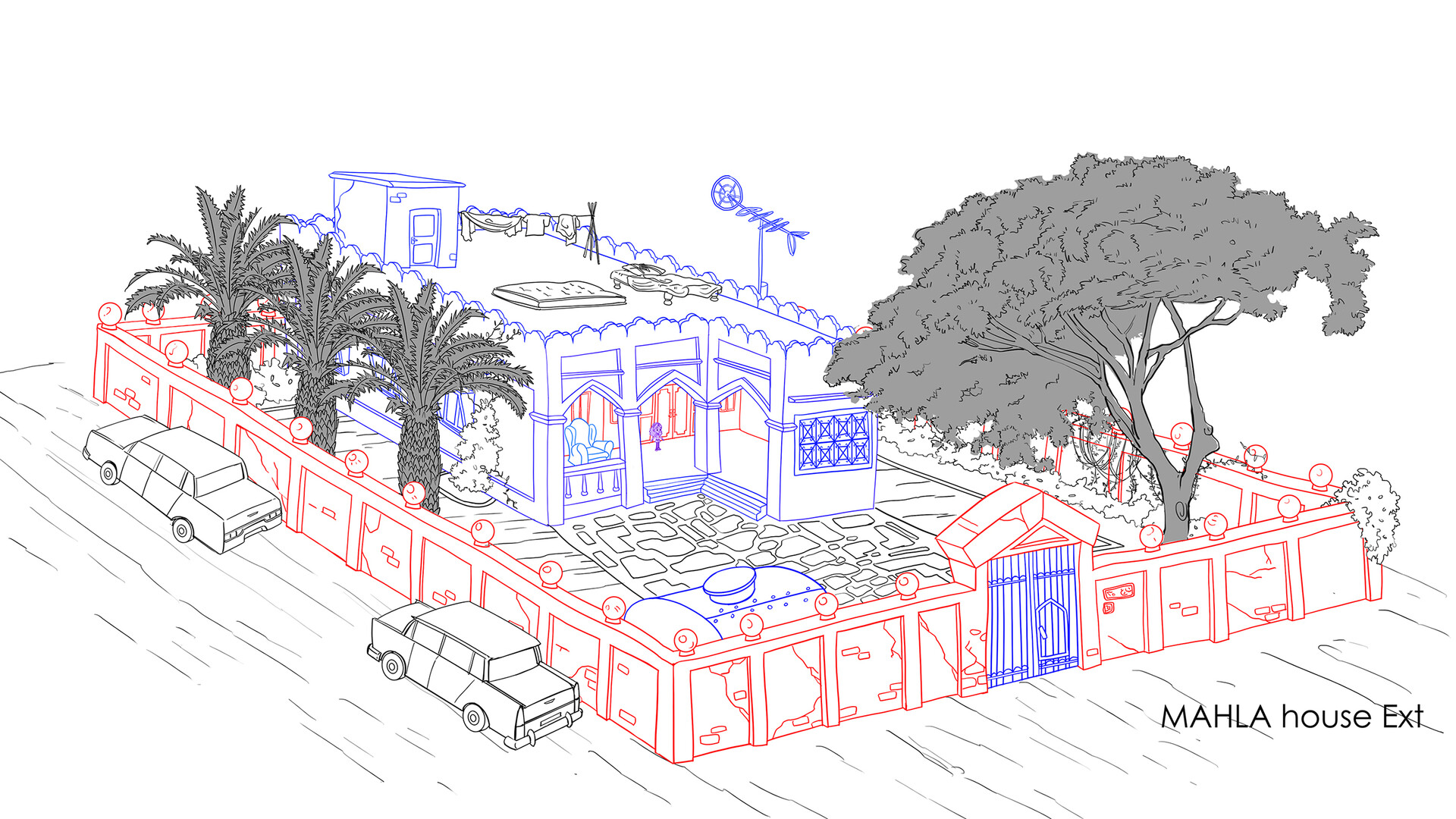 ArtStation - Mahla house designs