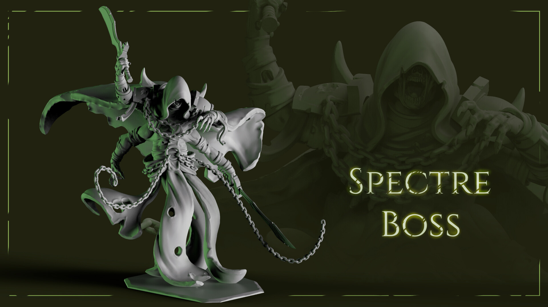 ArtStation - Spectre Boss DnD miniature