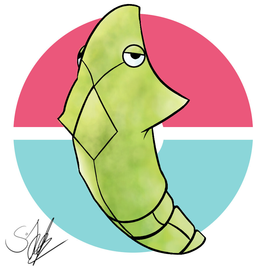 ArtStation - #011 Metapod Watercolour