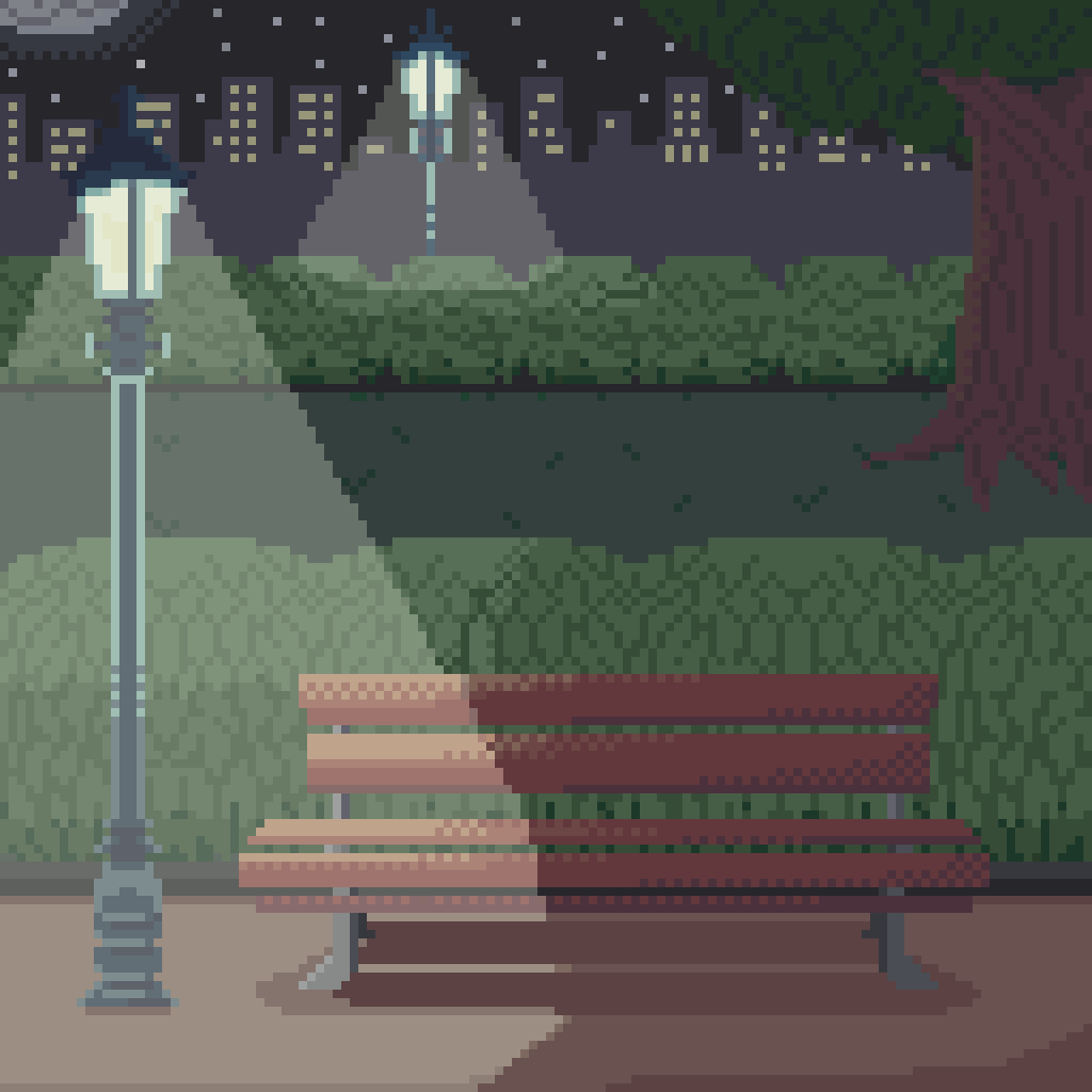 ArtStation - Night Square