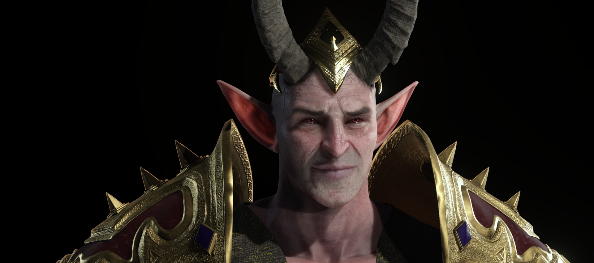 ArtStation - Fan Art World of Warcraft Sire Denathrius - WIP 01