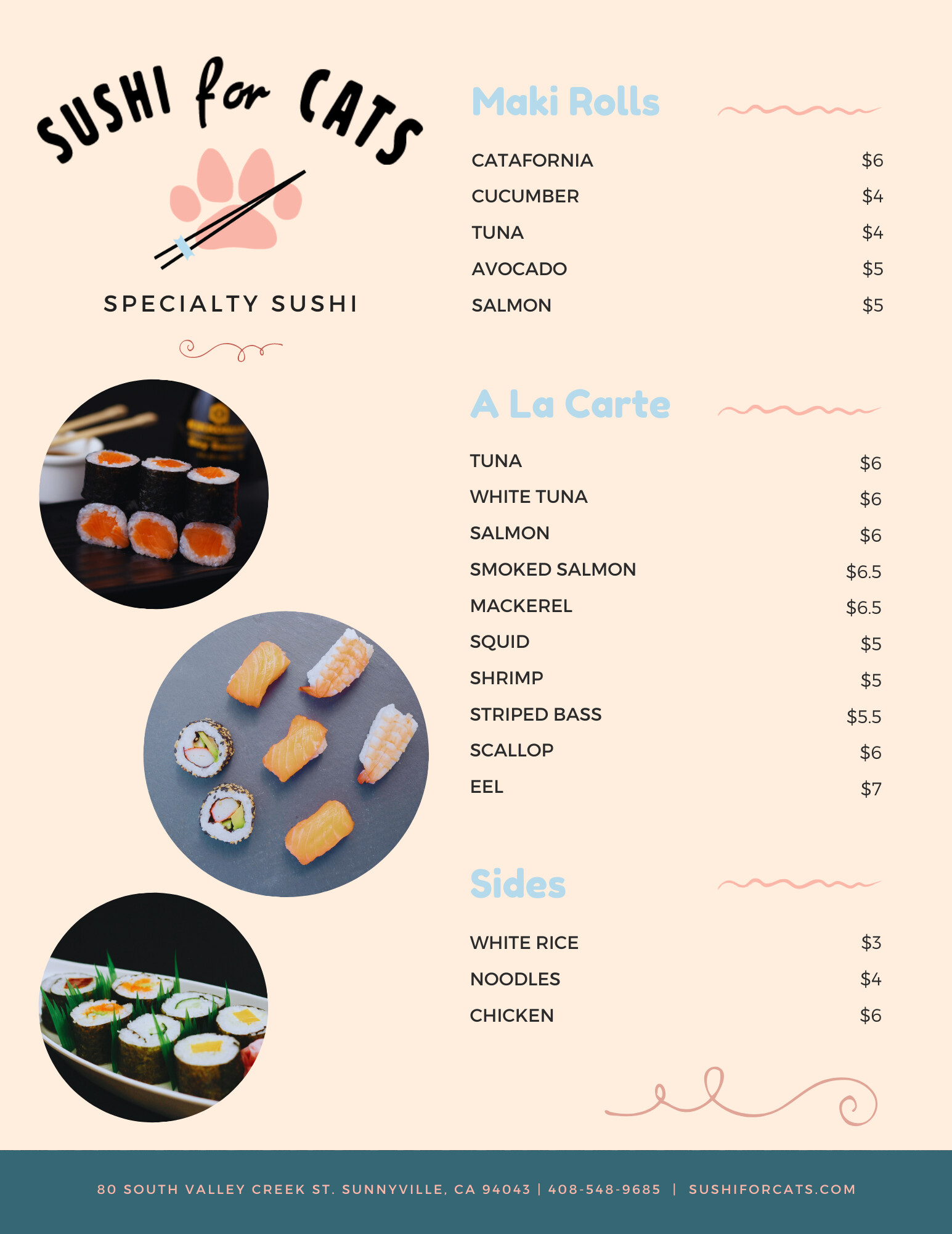 Beth Vieira Art - Sushi For Cats