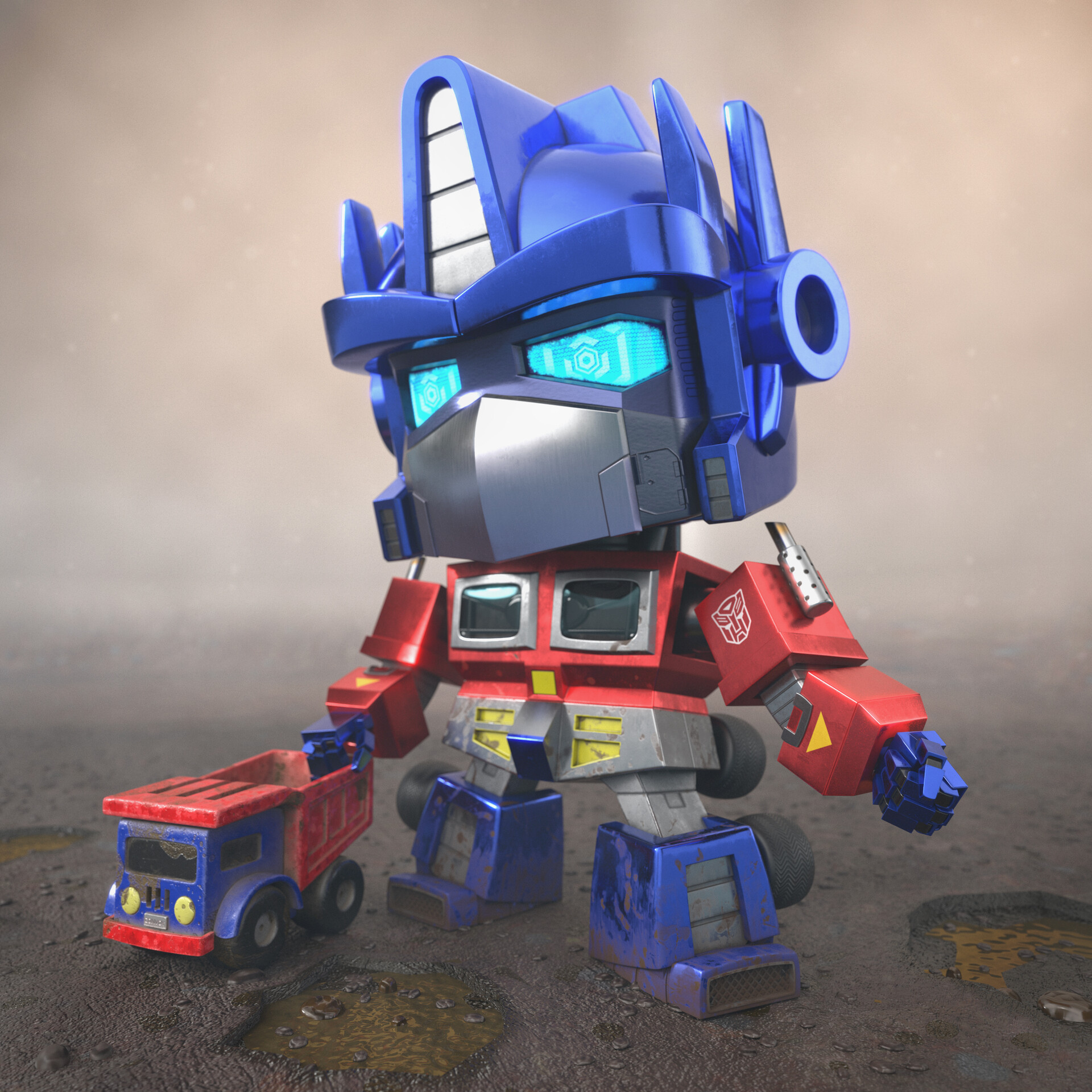 ArtStation - Optimus Prime Toy