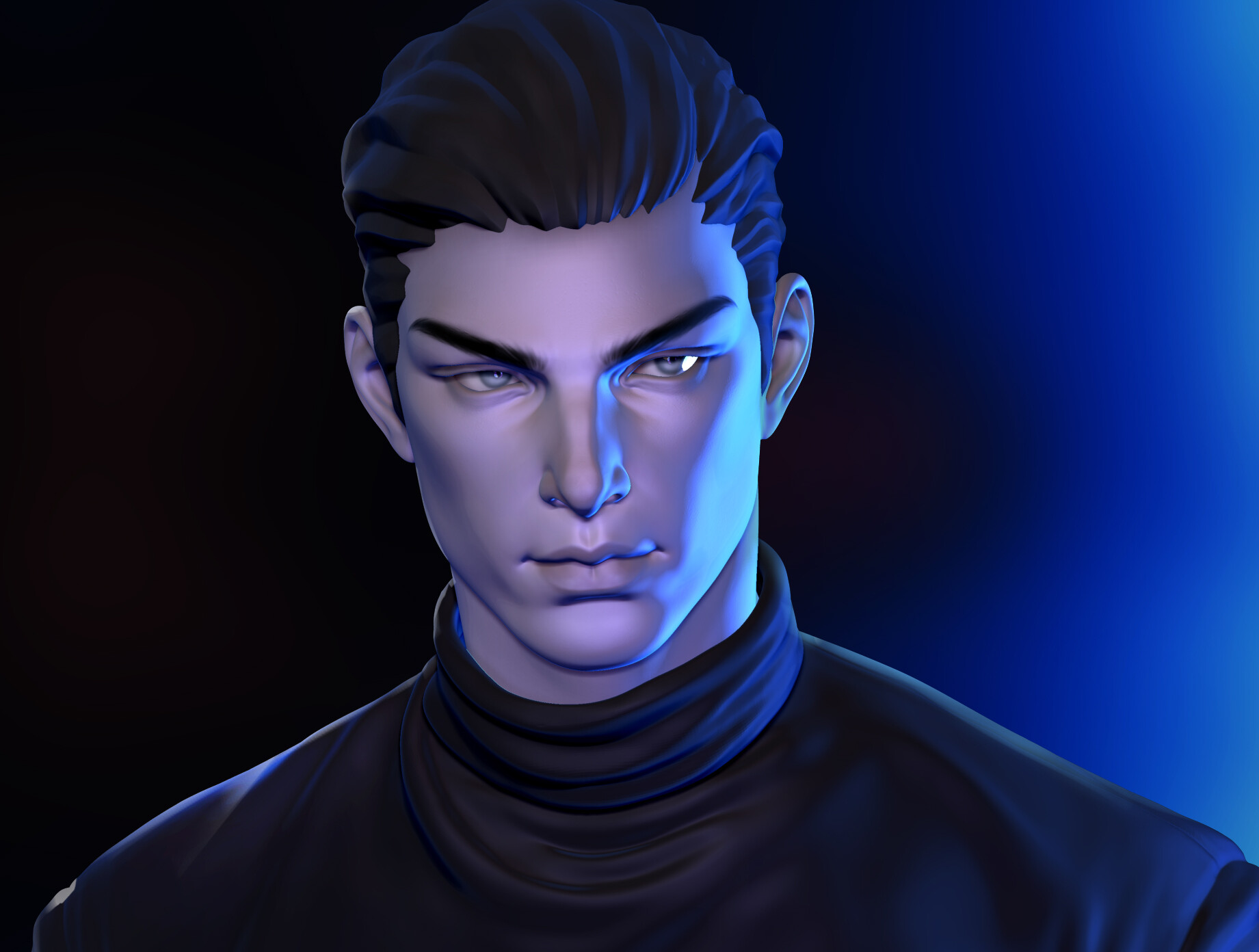 ArtStation - BJD doll head - Marco