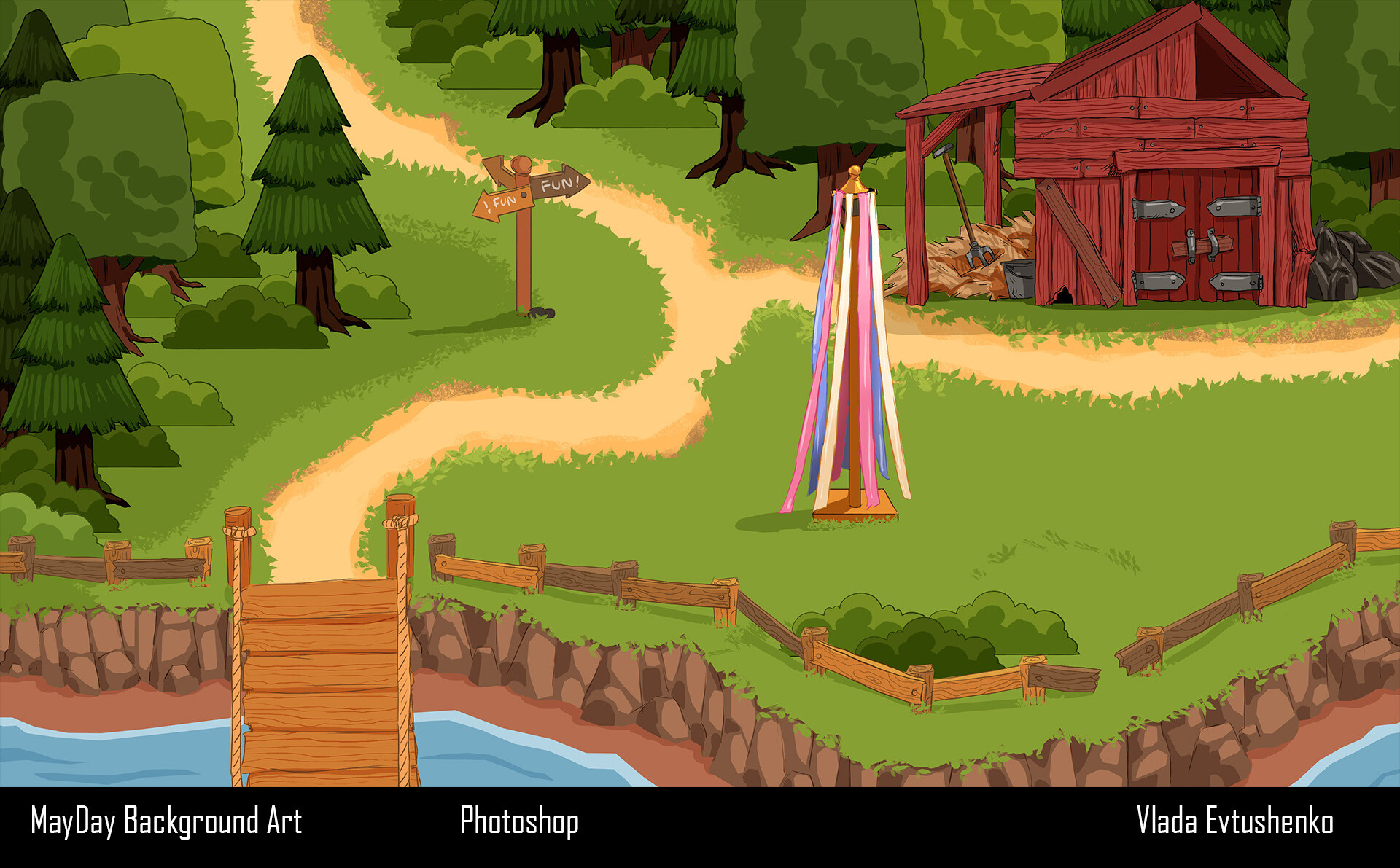 ArtStation - MayDay Background Art (game)