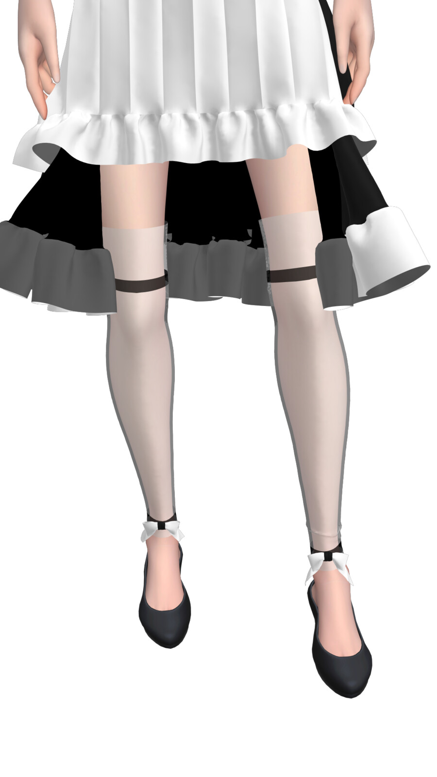 Wing fox - Anime Style Maid Outfit using Marvelous Designer 10