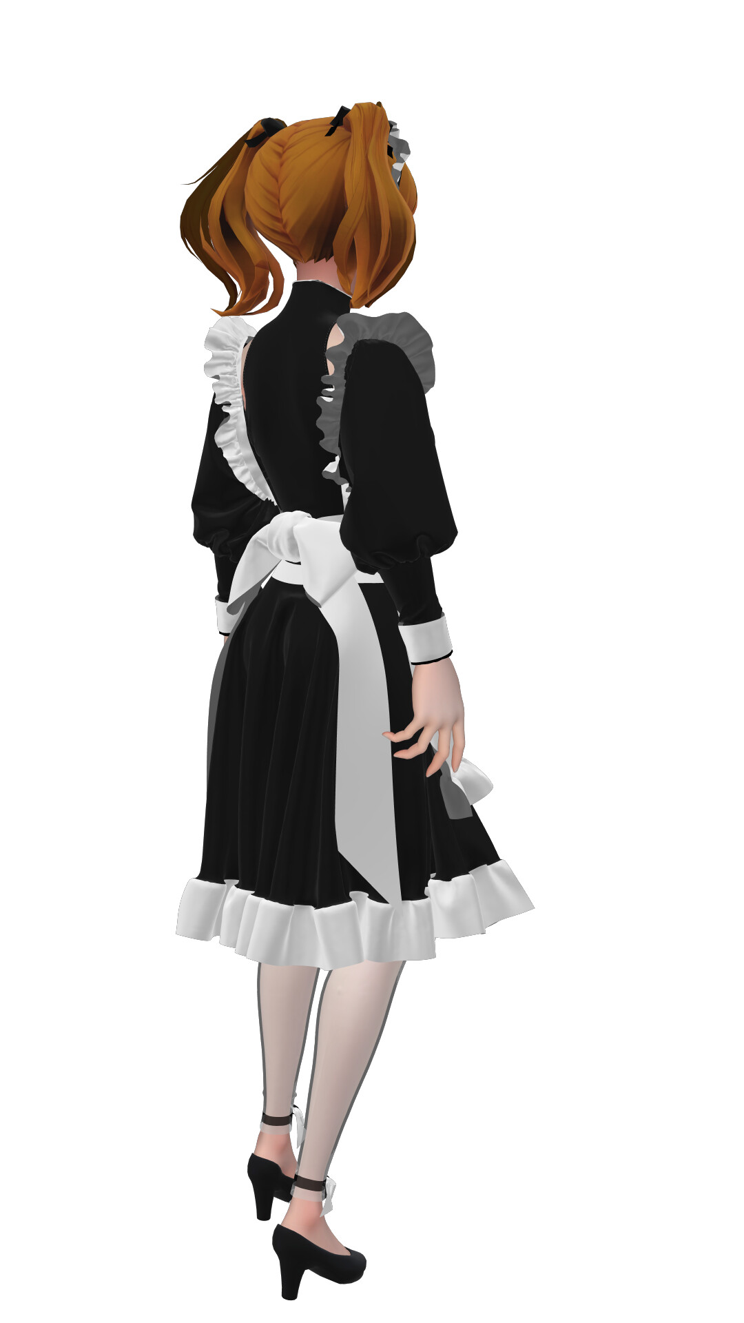 Wing fox - Anime Style Maid Outfit using Marvelous Designer 10