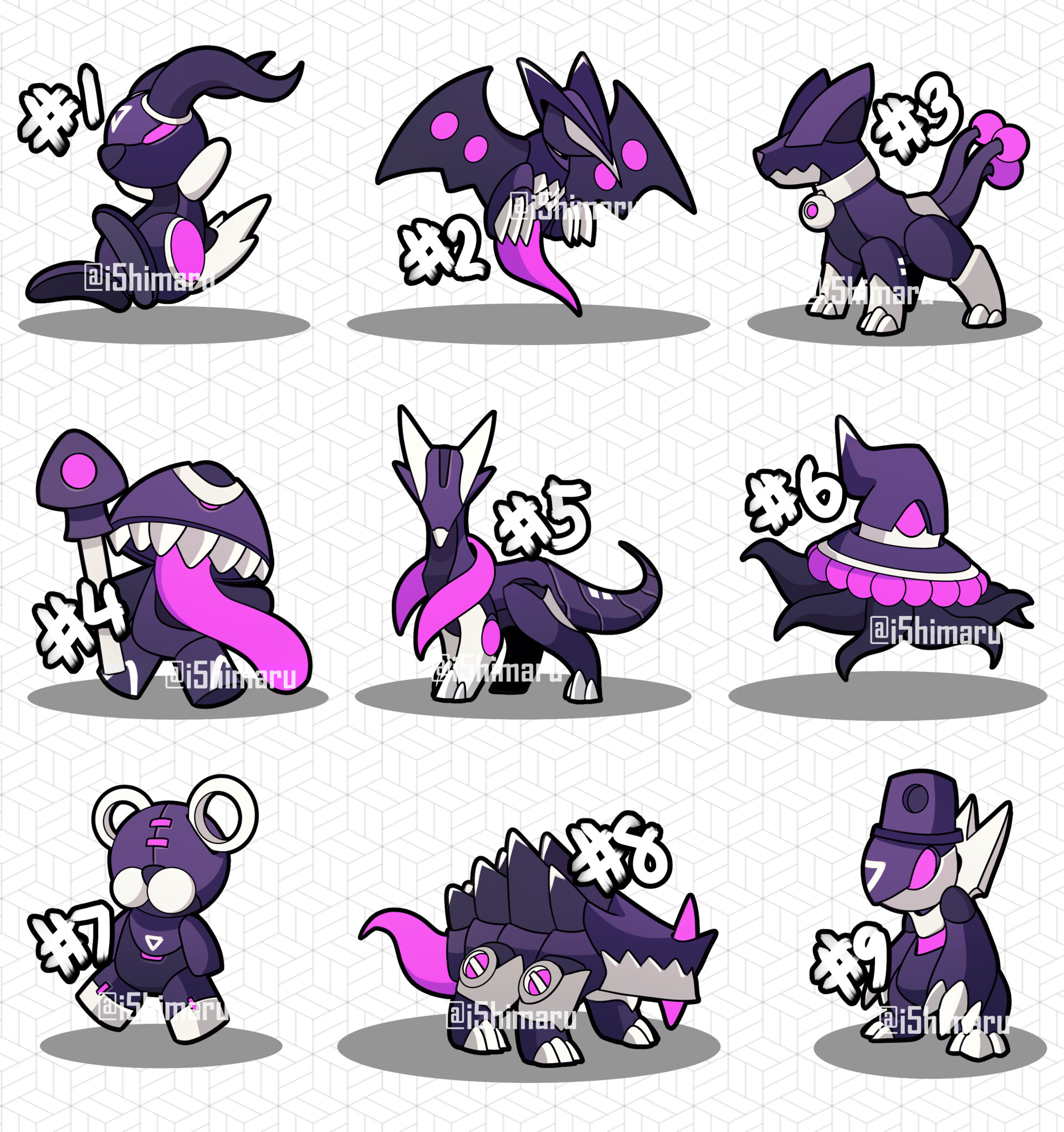 ArtStation - Adopt 260 : Baby Mechamon XLIII