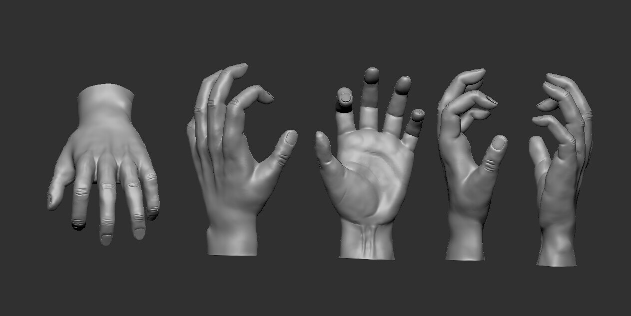 ArtStation - Hand Rotation - 3D Modeling
