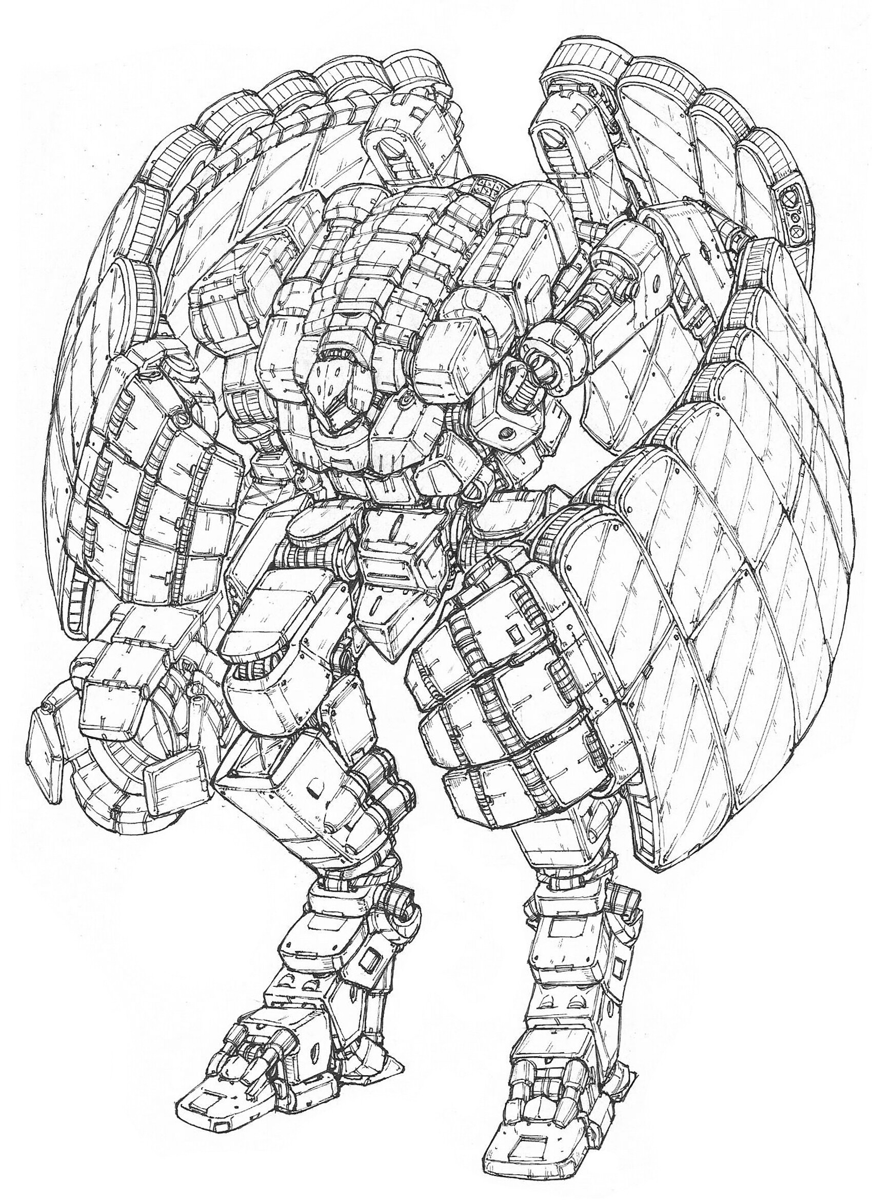 ArtStation - Mecha Sketches