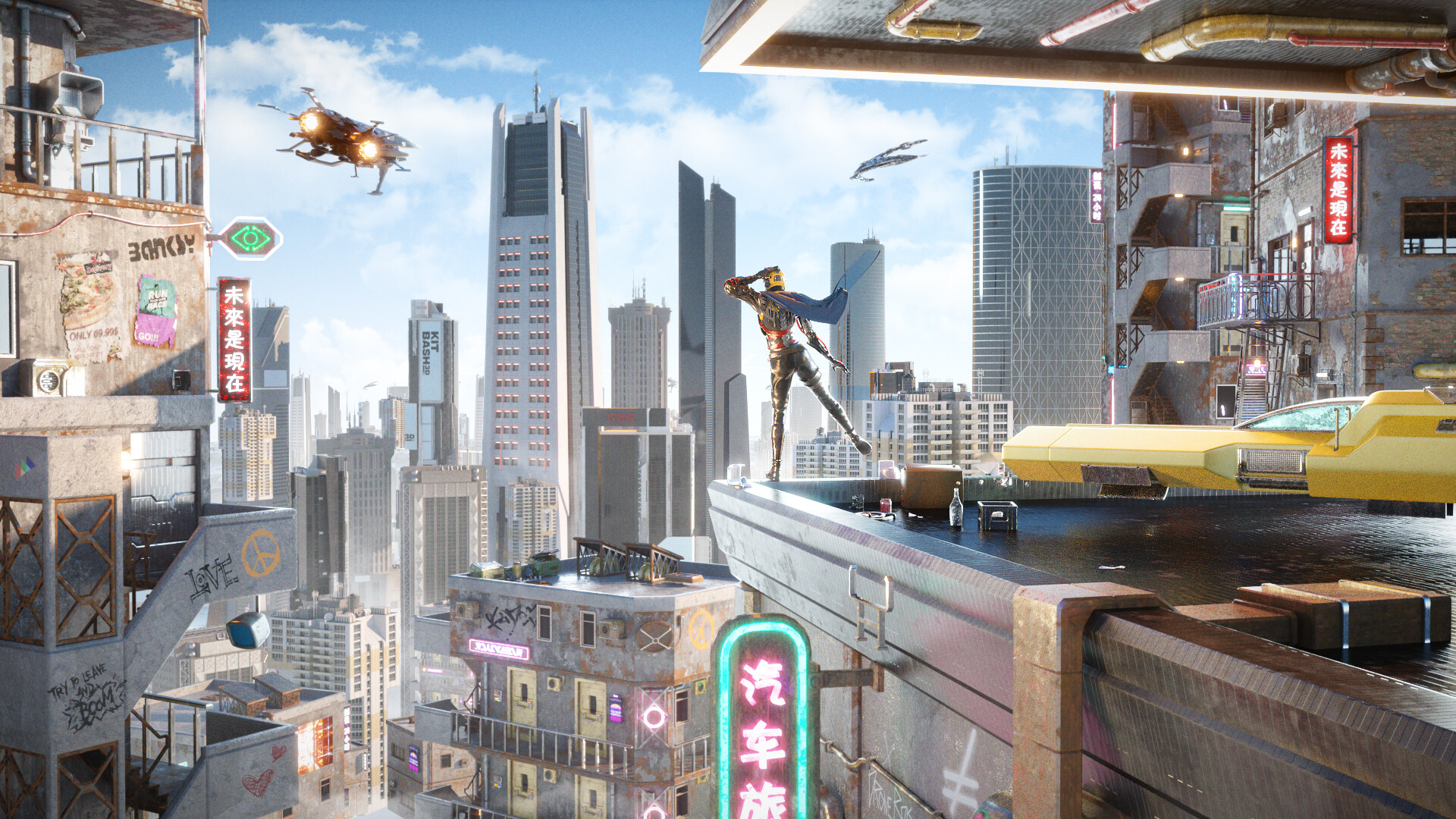 ArtStation - DAYLIGHT CYBERPUNK