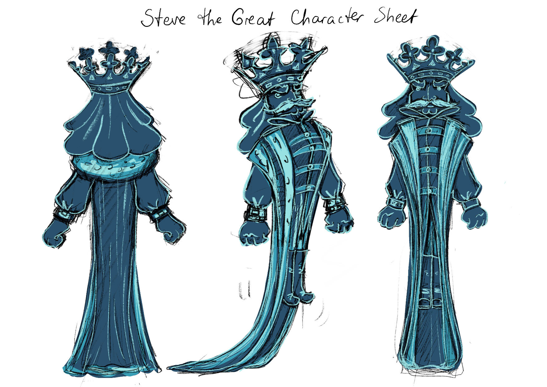 Rada Ursu - Steve the Great's Ghost Character Design