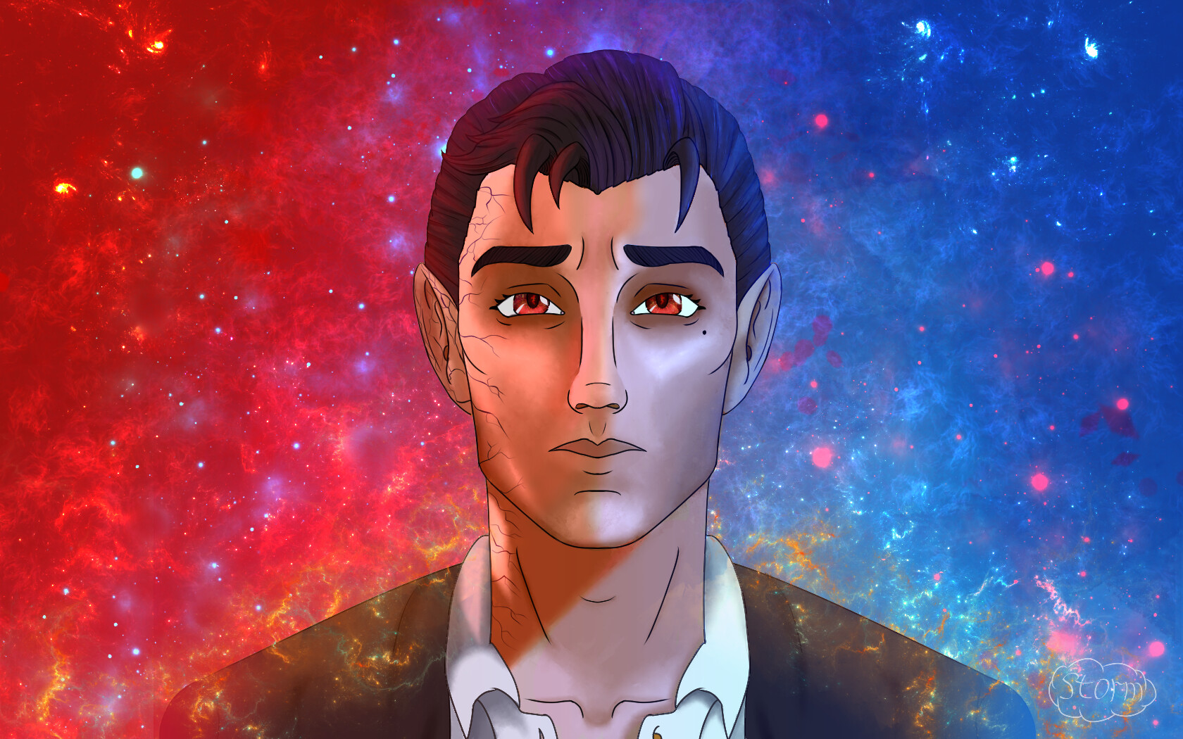 ArtStation - "Let me burn like the neon light."