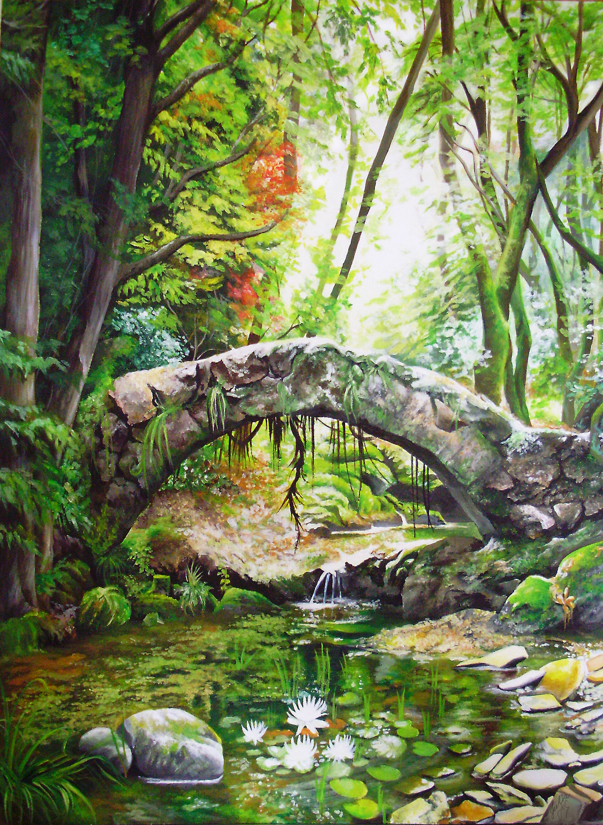 ArtStation - A stone bridge