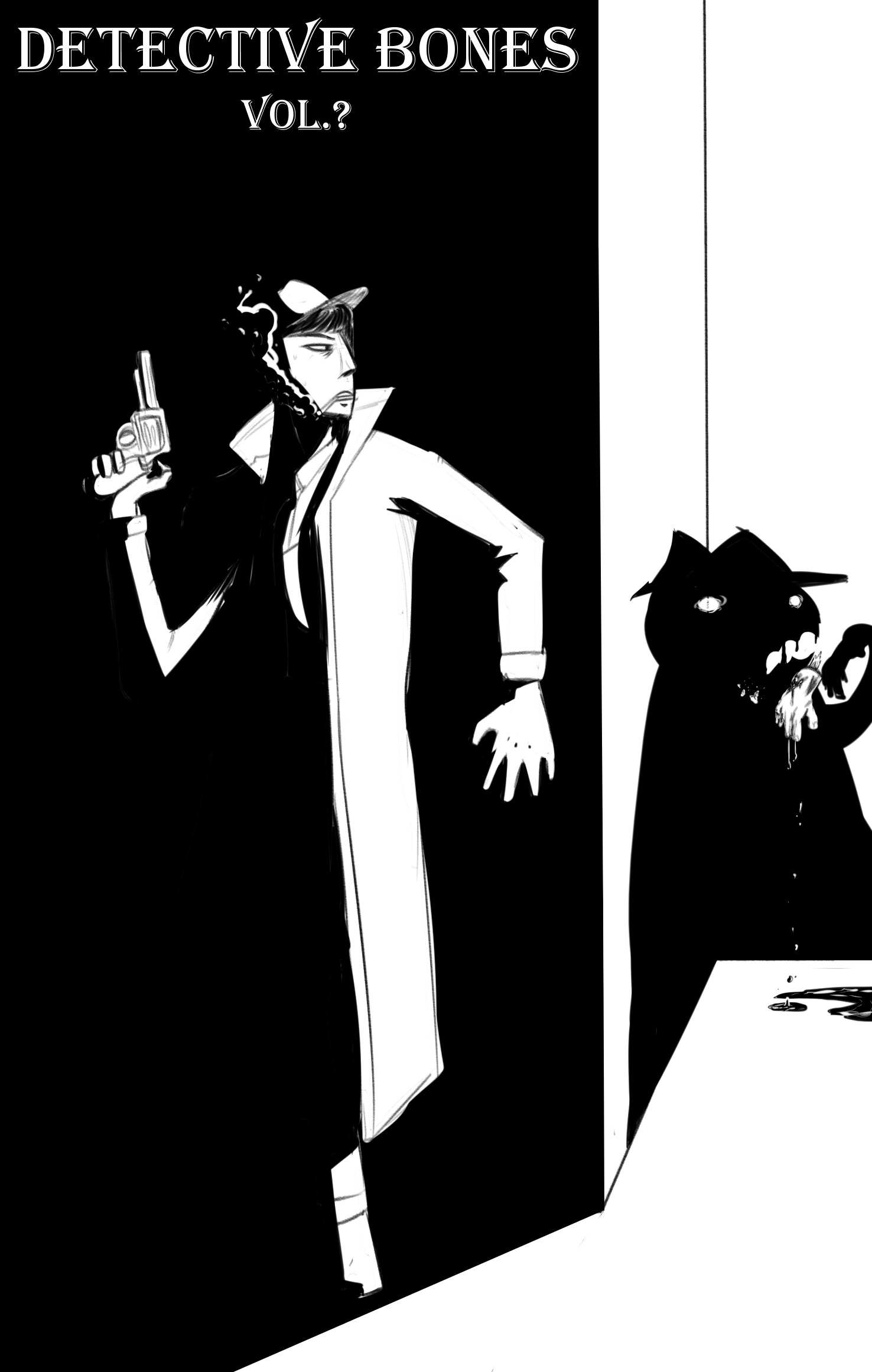 ArtStation - Noir Comic - Detective Bones