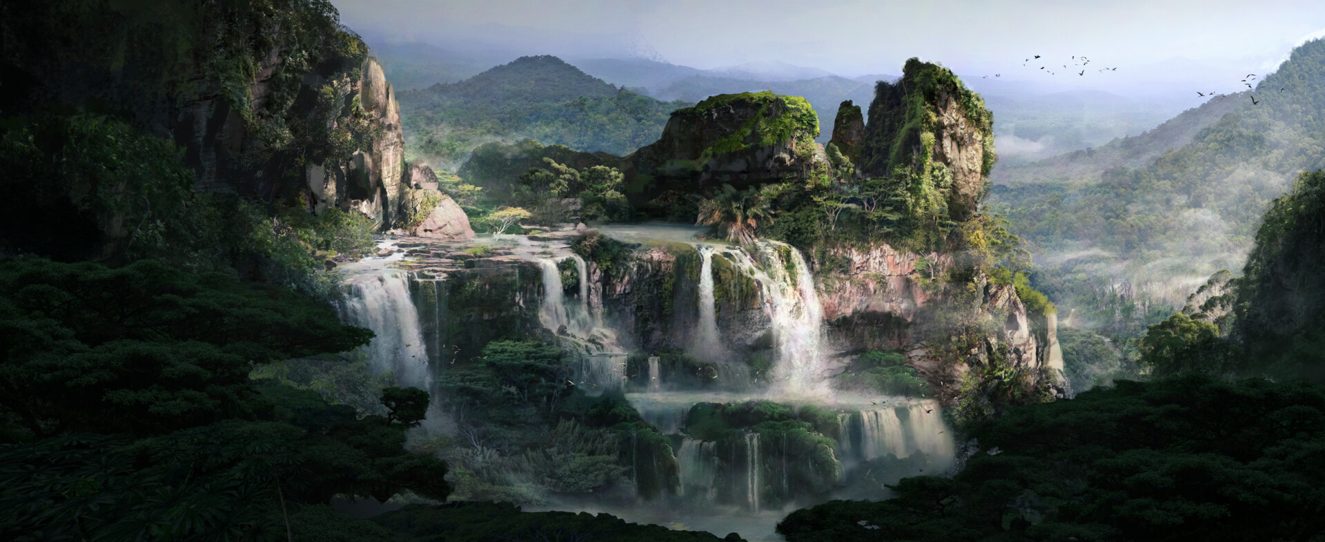 ArtStation - Forest Cliffs