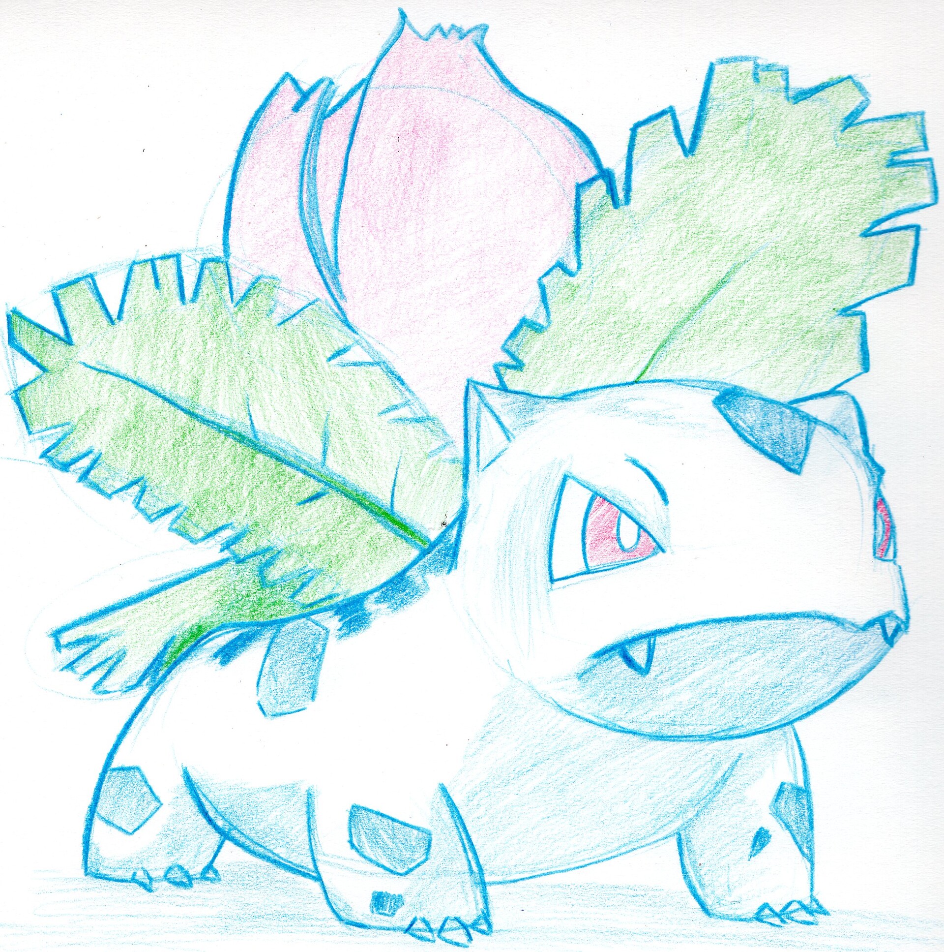 ArtStation - Ivysaur doodle