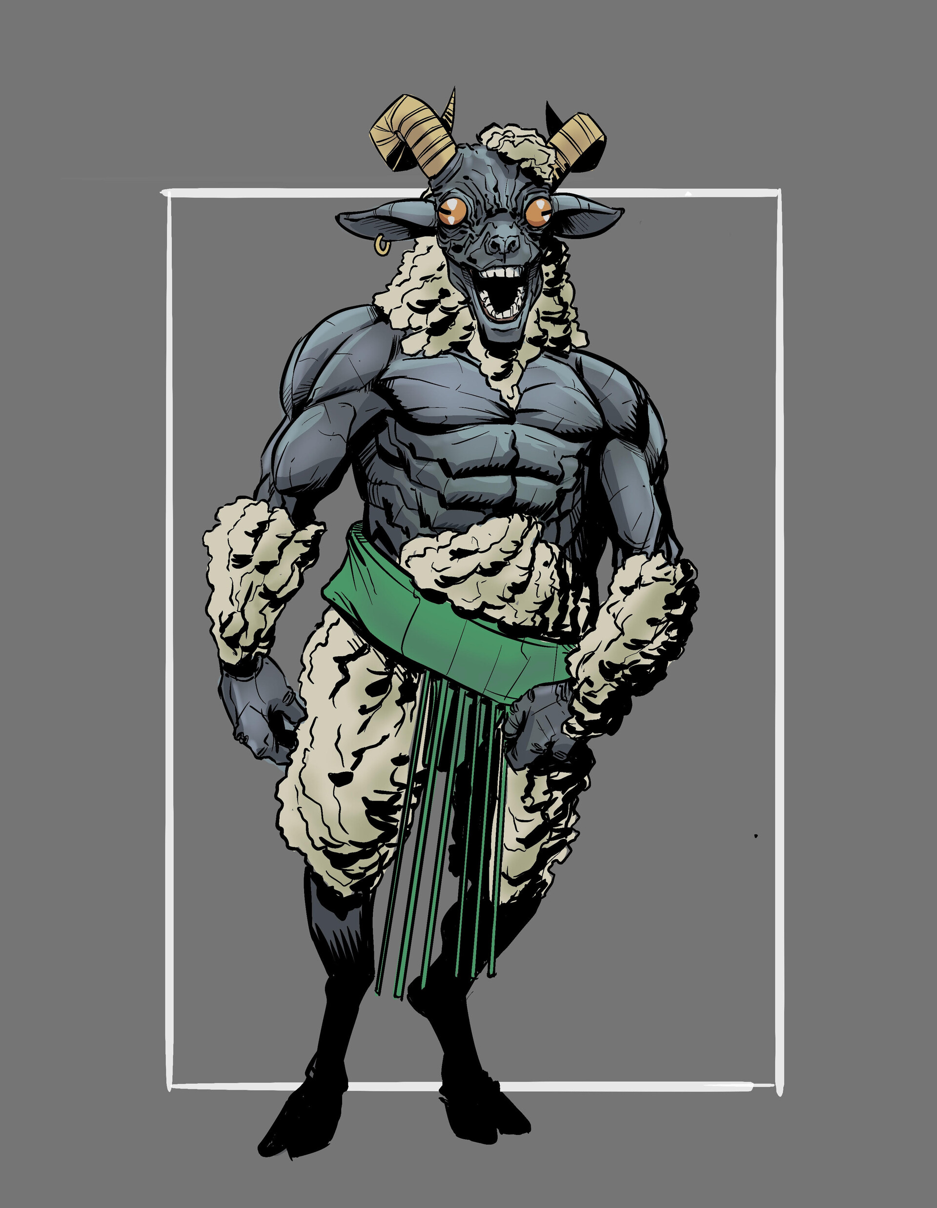 ArtStation - Sumo Goat Man