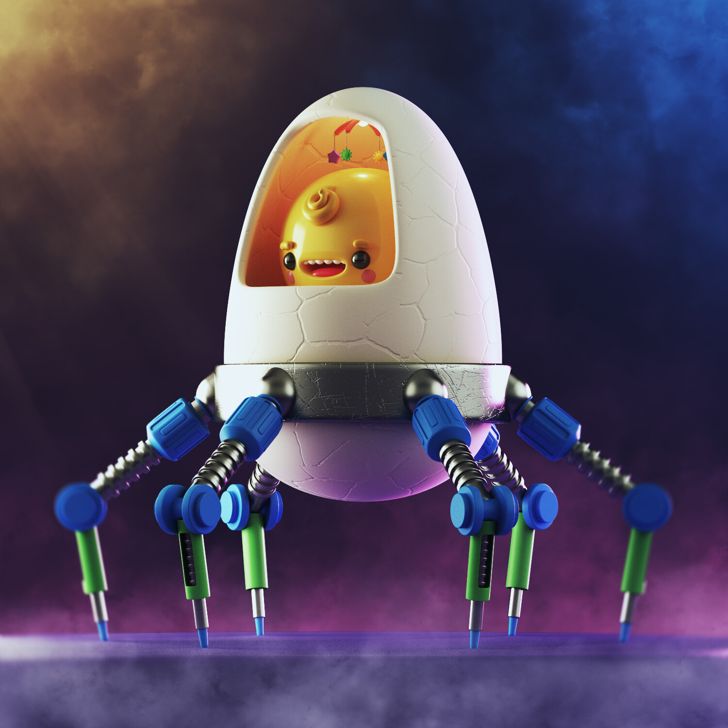 ArtStation - Cyber-Egg