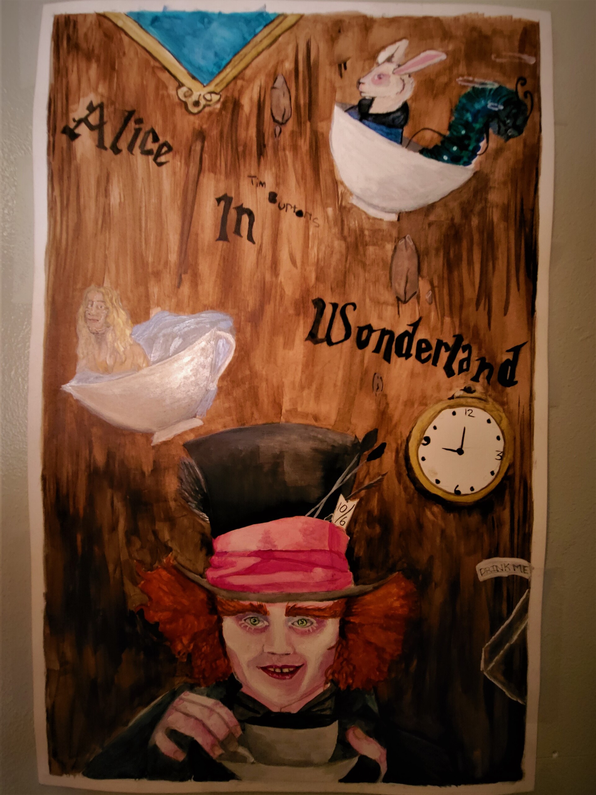 ArtStation - Tim Burtons Alice In Wonderland Movie Poster
