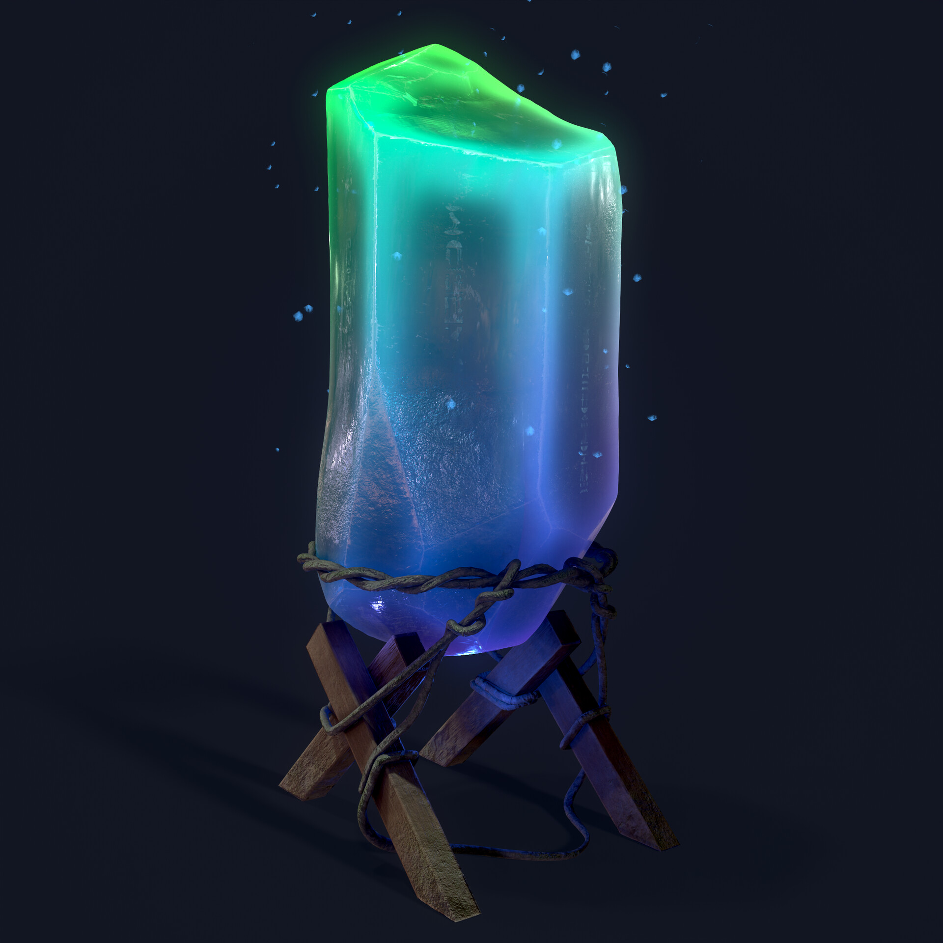 ArtStation - Energy Crystal Prop