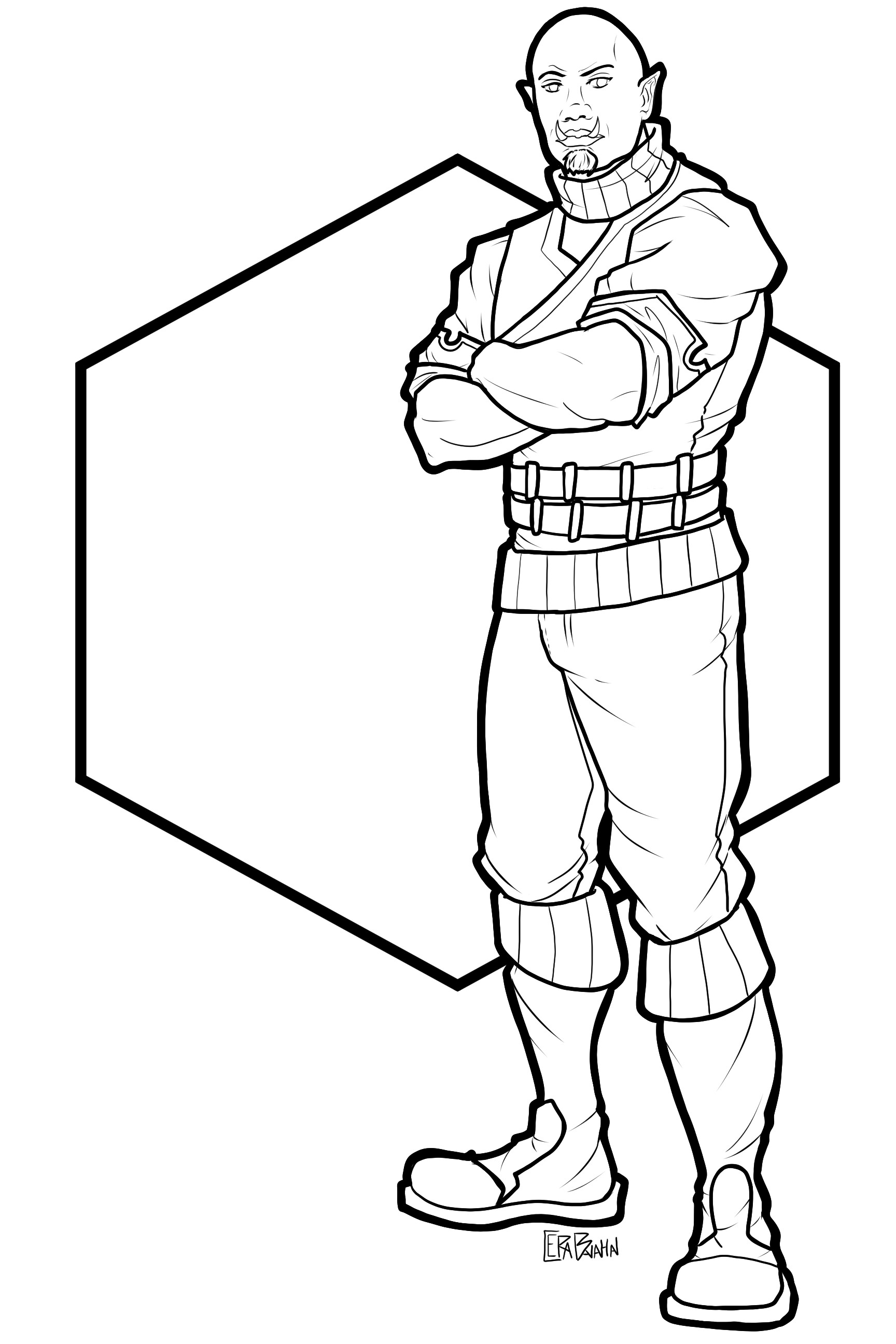 orc coloring pages