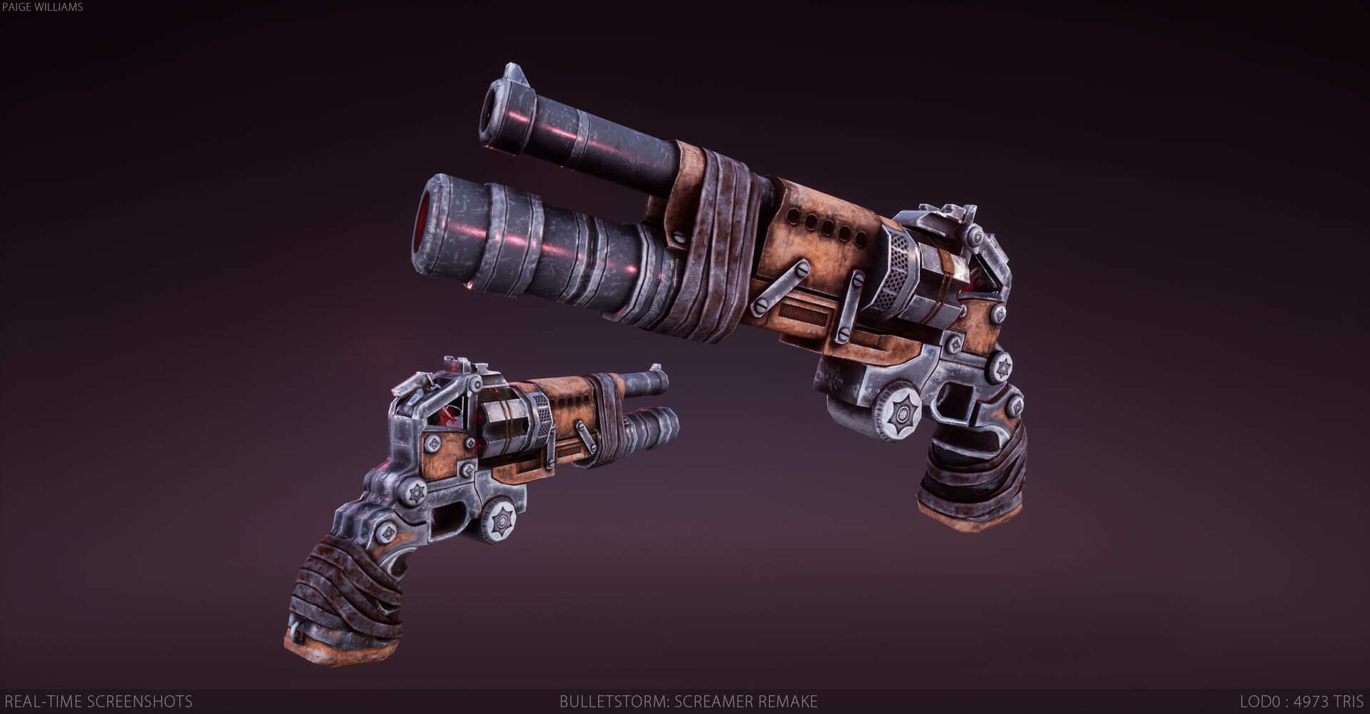 ArtStation - Bulletstorm: Screamer Gun Remake