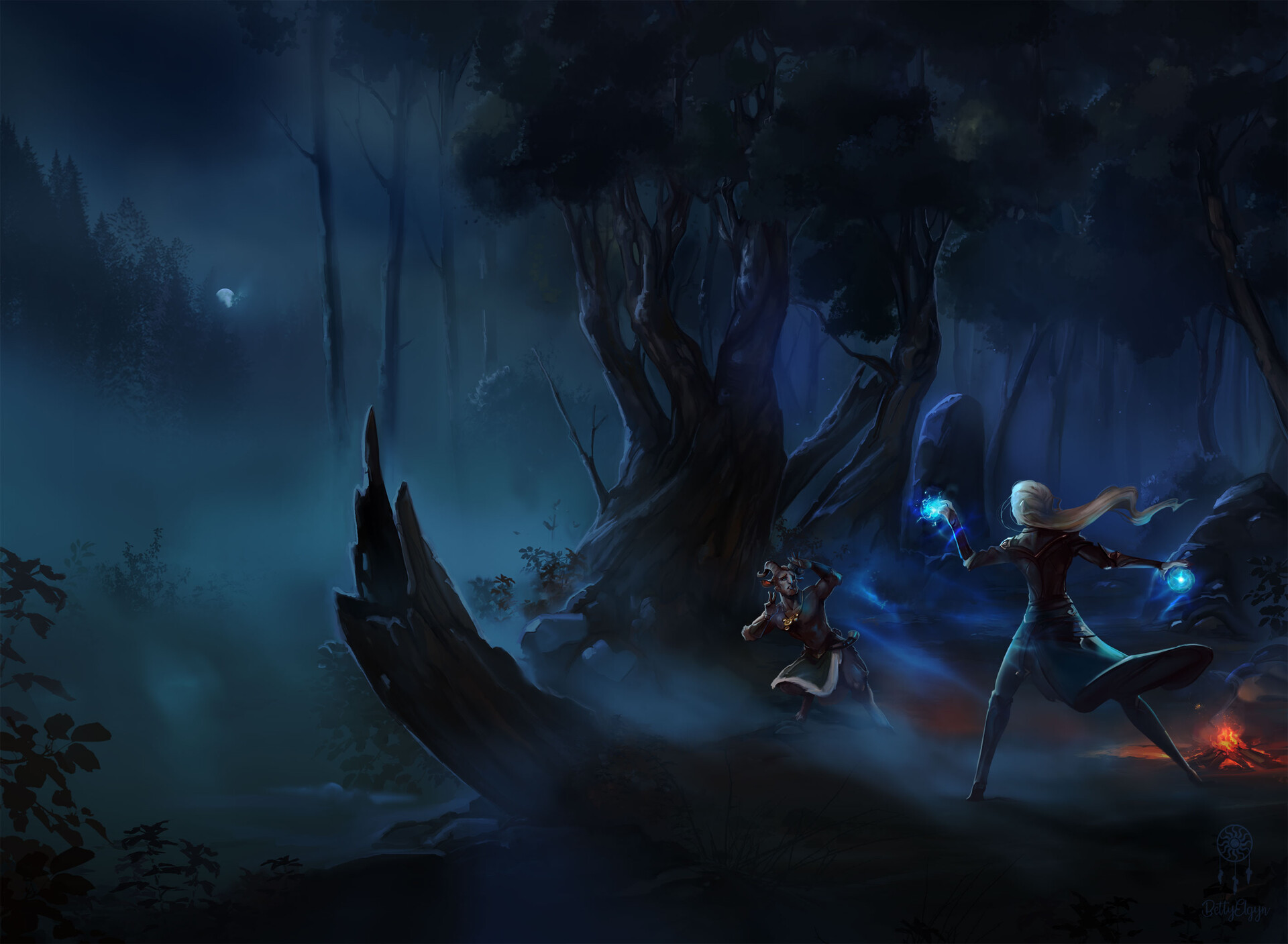 ArtStation - Elf and Faun