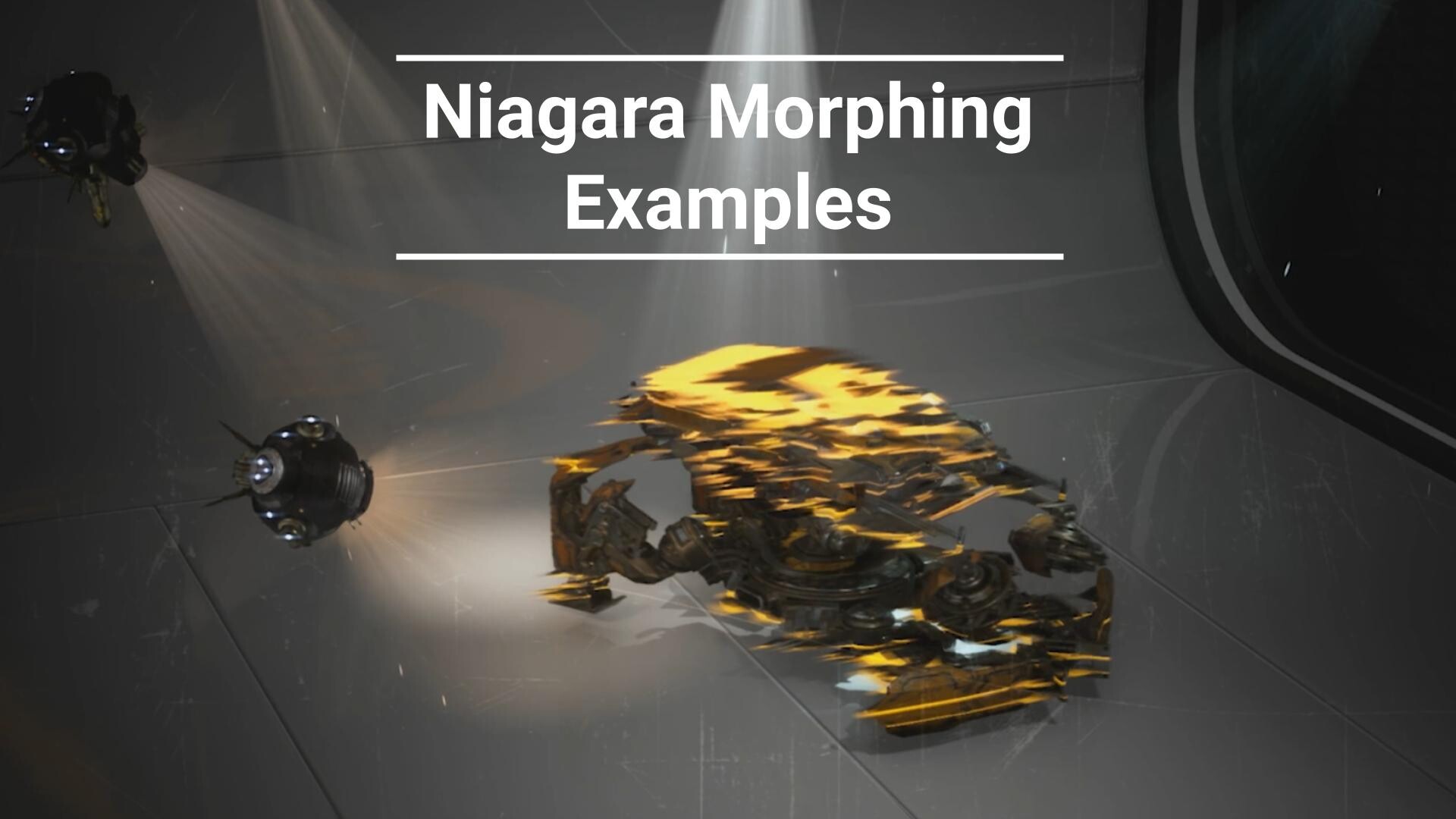 Art Hiteca - Unreal Engine 4.26.2 | Niagara Morphing Examples