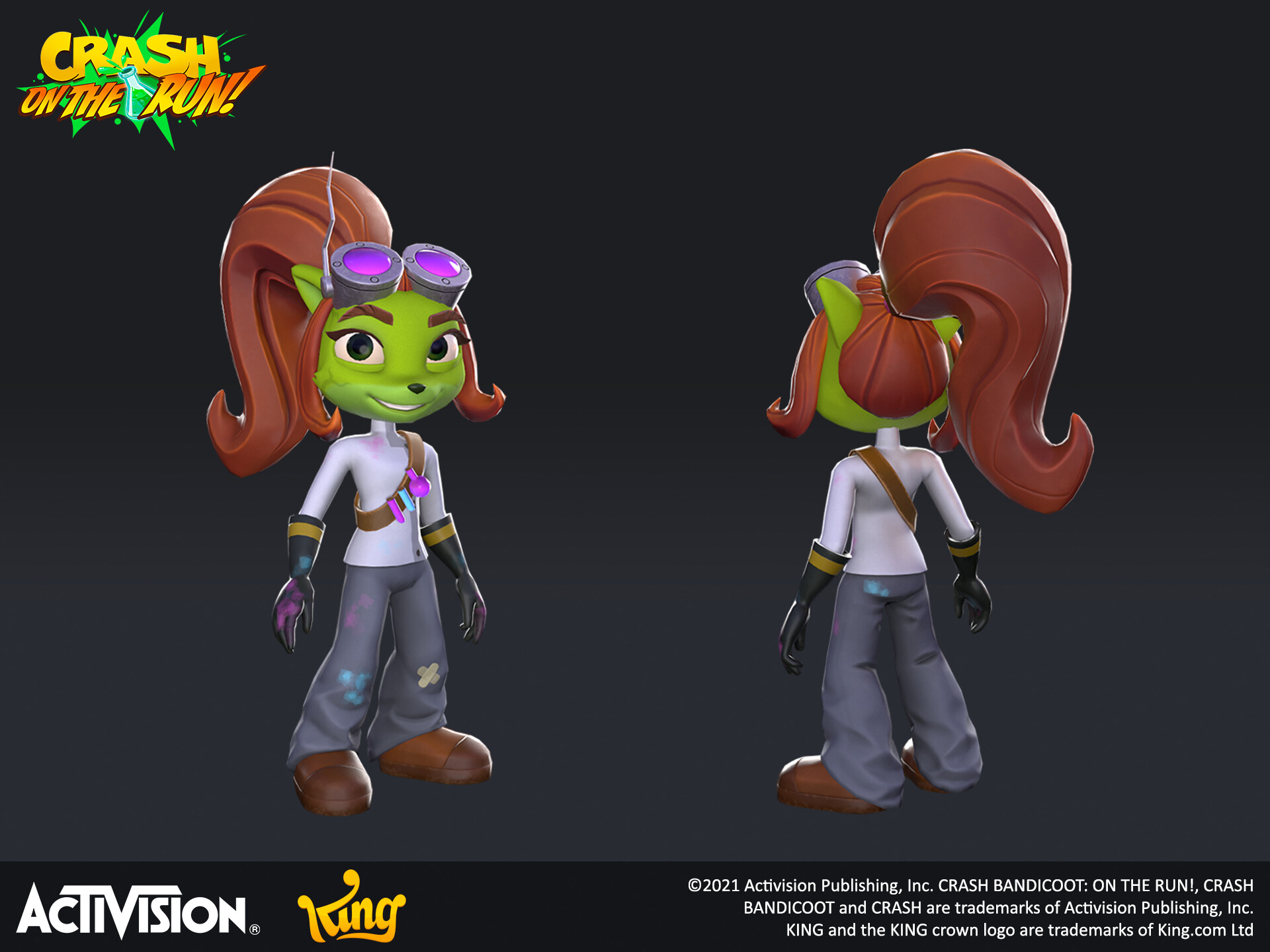 Stefano Bernardi - Lab Assistant Costumes - Crash Bandicoot: On the Run!