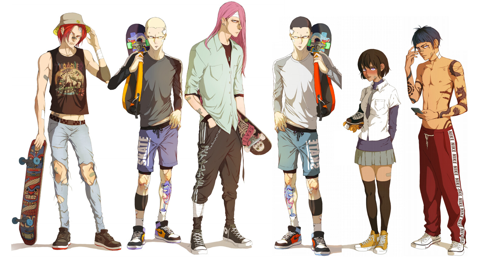 ArtStation - CHARACTER DESIGNS FOR MY UPCOMING MANGA