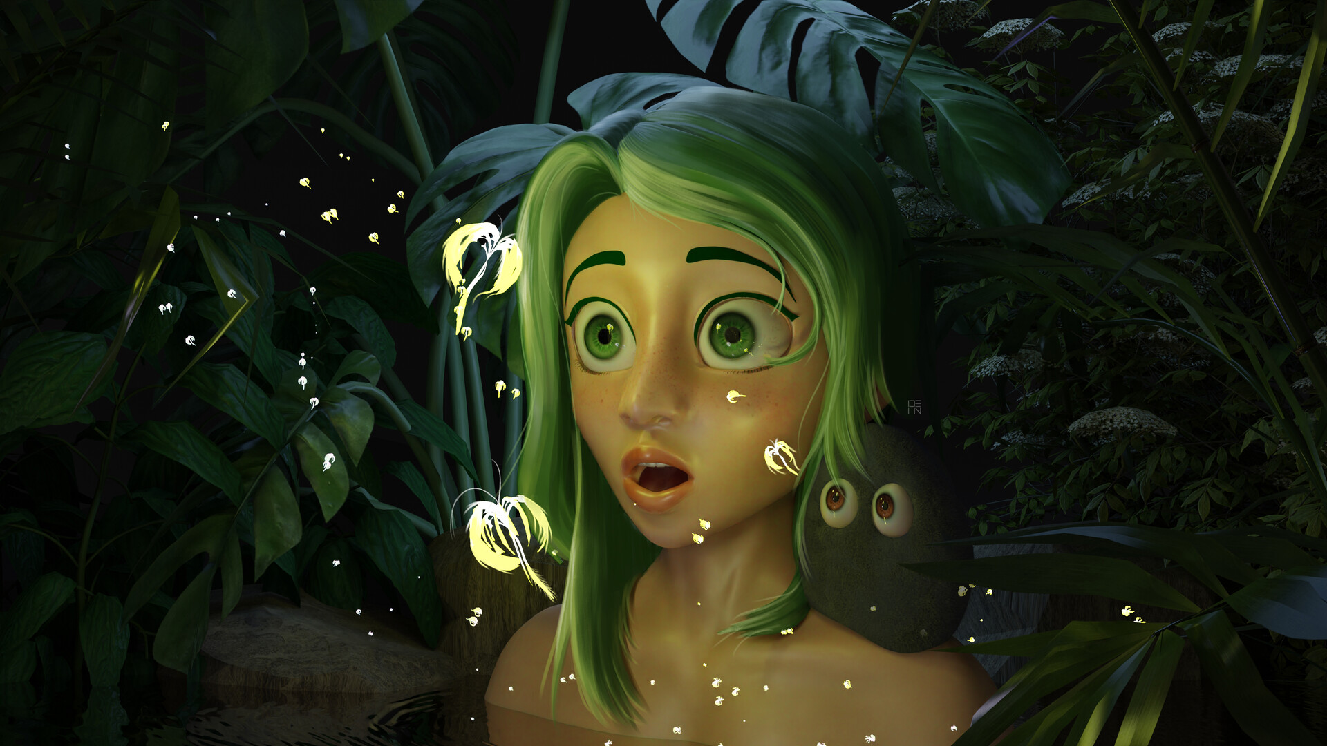 ArtStation - Esmé and Pebble - OC Character design