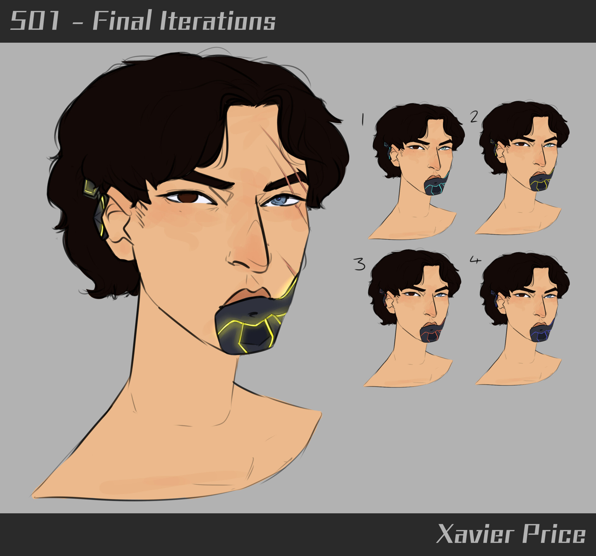 ArtStation - Xavier Price - Headshot