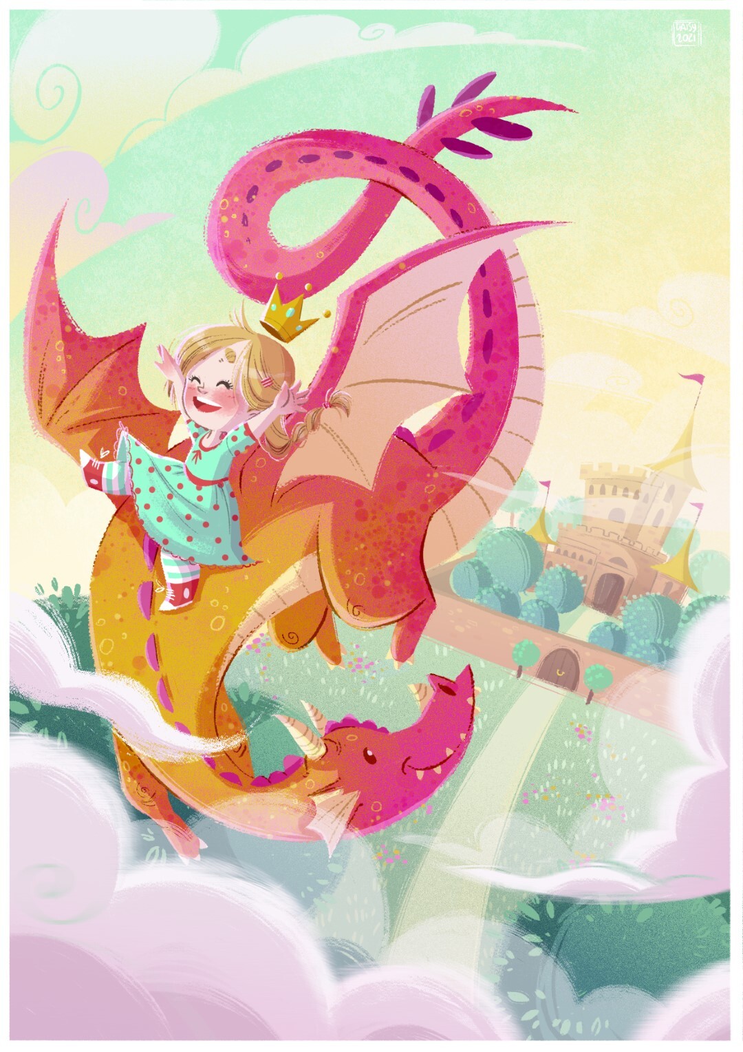 ArtStation - Princess dragon