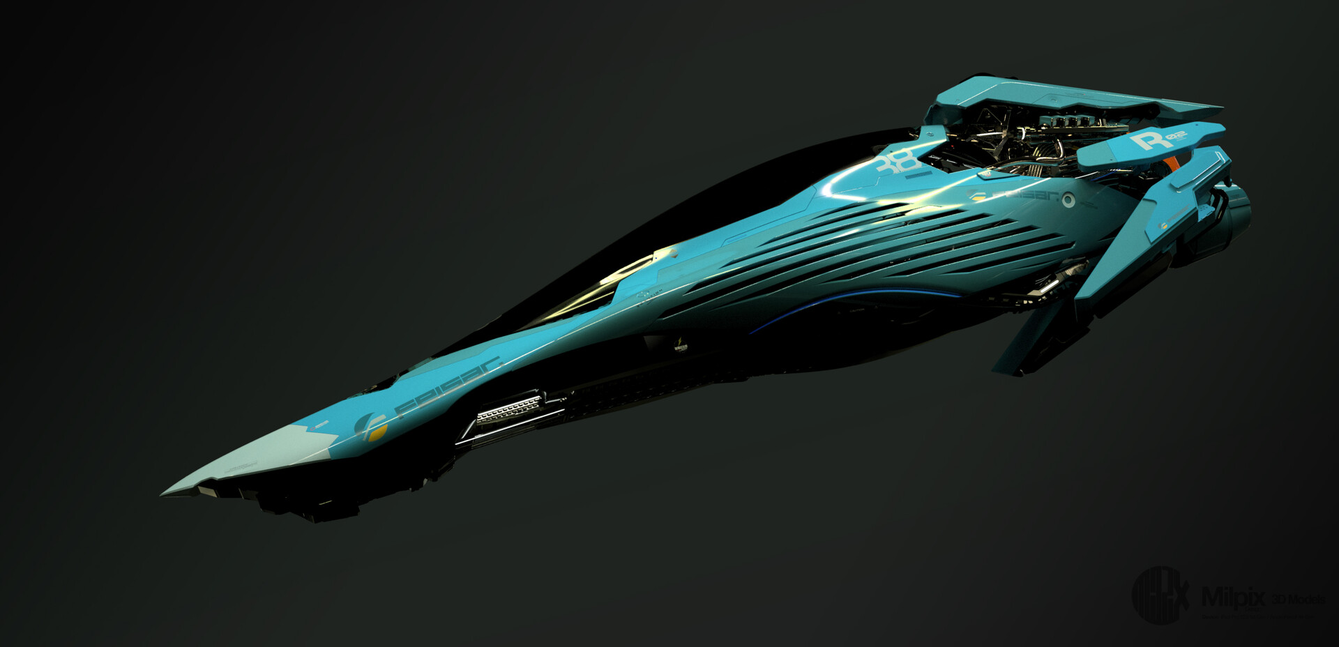 Milpix ™ - Wipeout Feisar ship concept