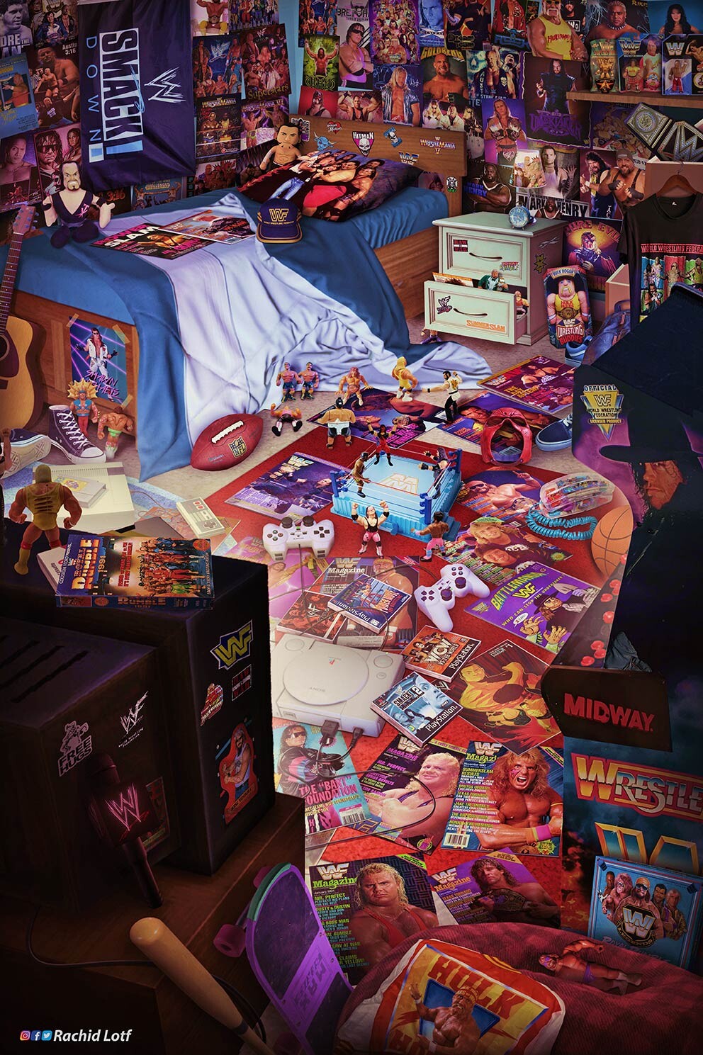 ArtStation - WWE - WWF 80s 90s Era