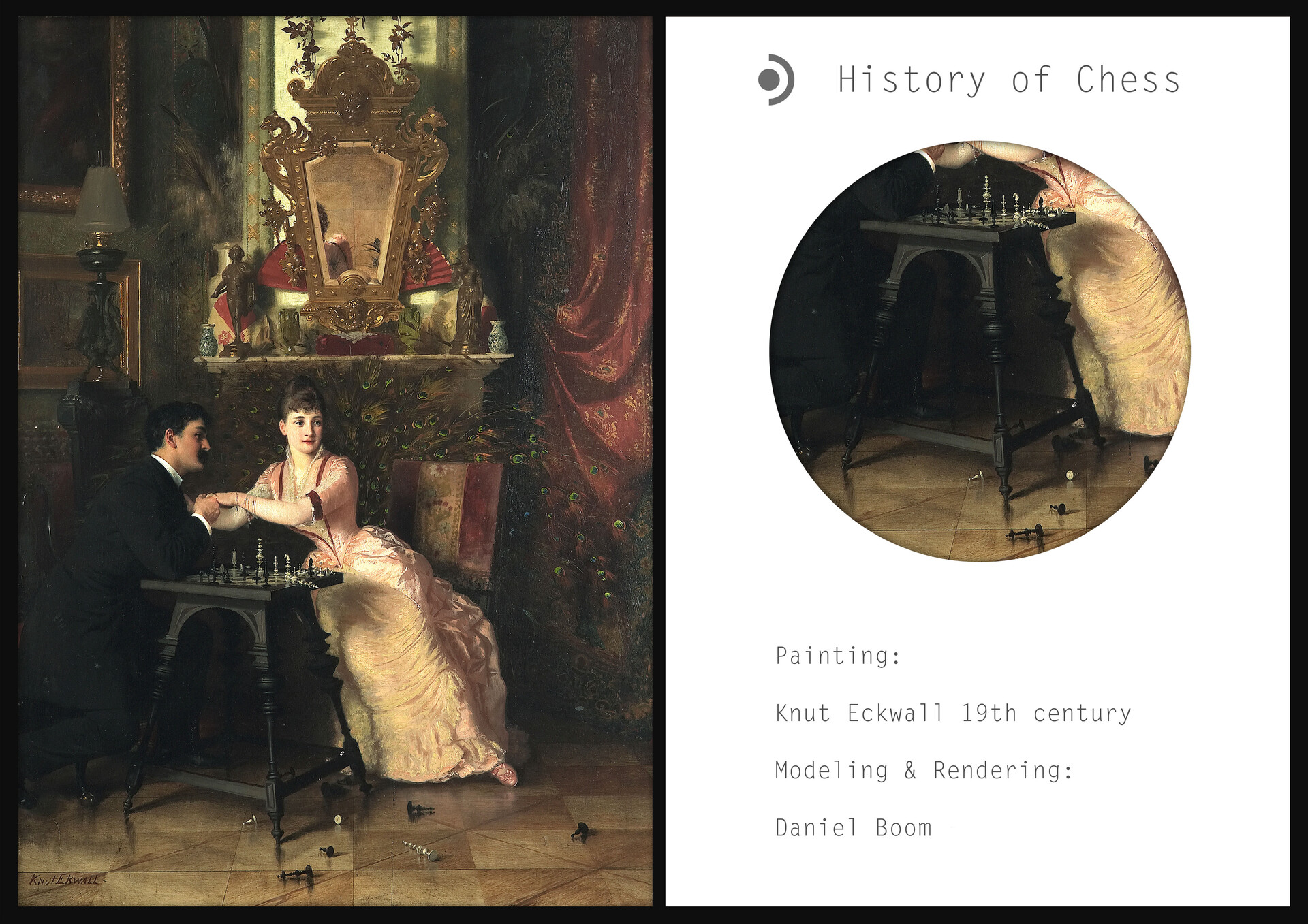 Daniel Boom - Selenus Chessboard -18th century - Reconstruction based ...