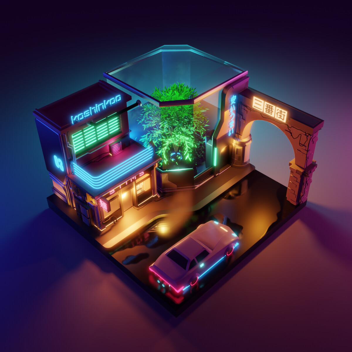 ArtStation - Cyberpunk 2077 3D Modeling