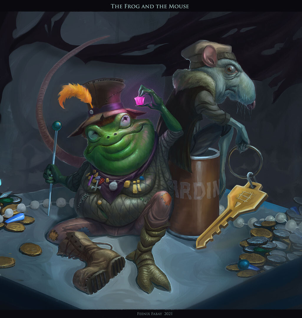 ArtStation - The Frog and The Mouse