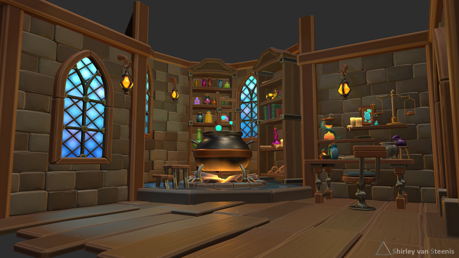 ArtStation - The Potion Shop