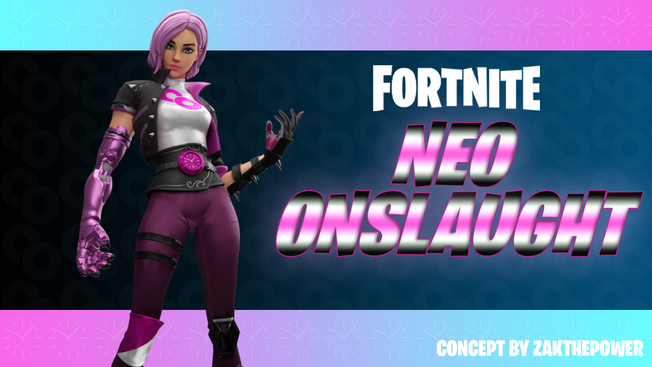 ArtStation - Fortnite 3D Fan Concept - Neo Onslaught Outfit