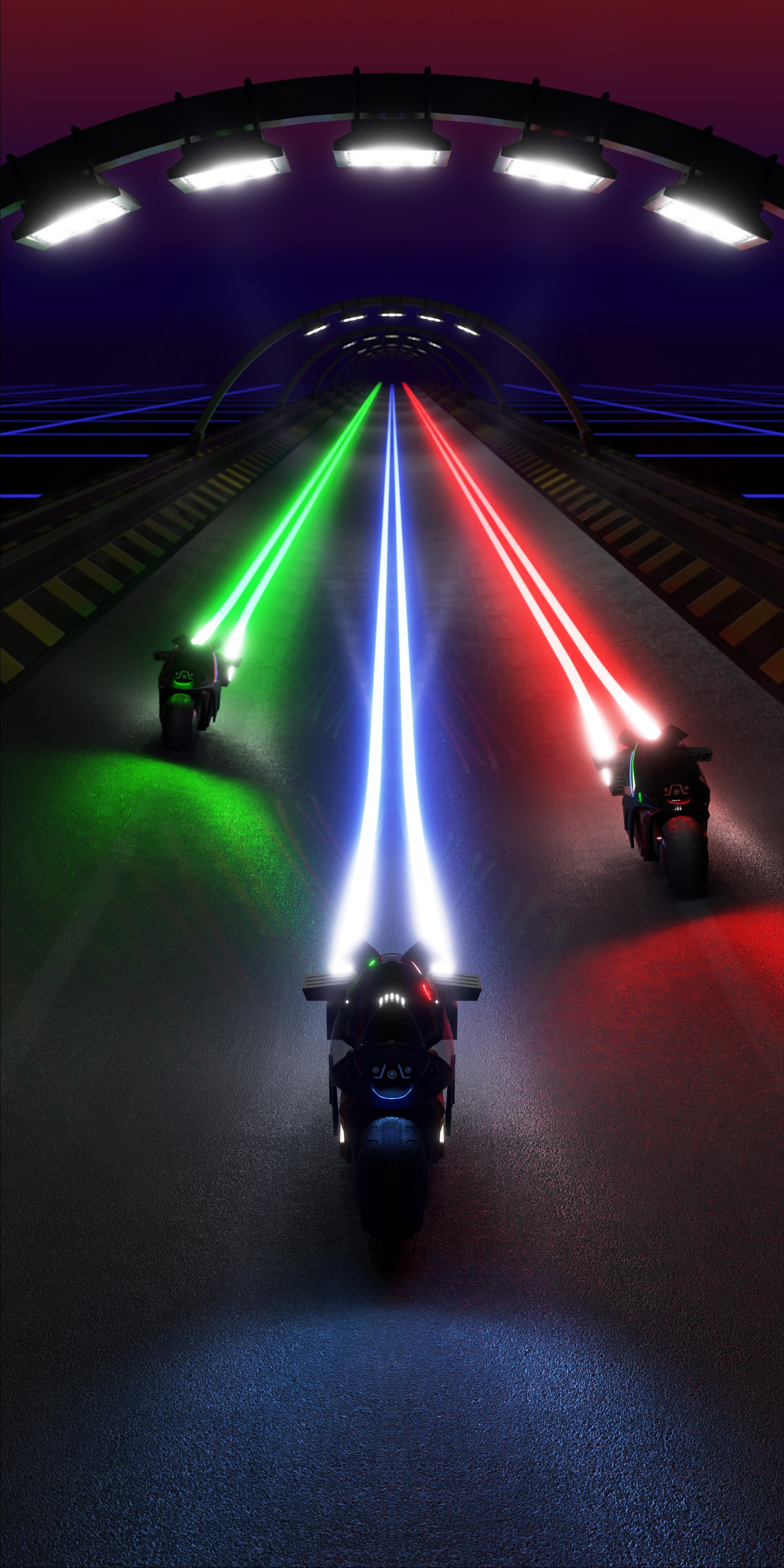 ArtStation - RGB Bike Race