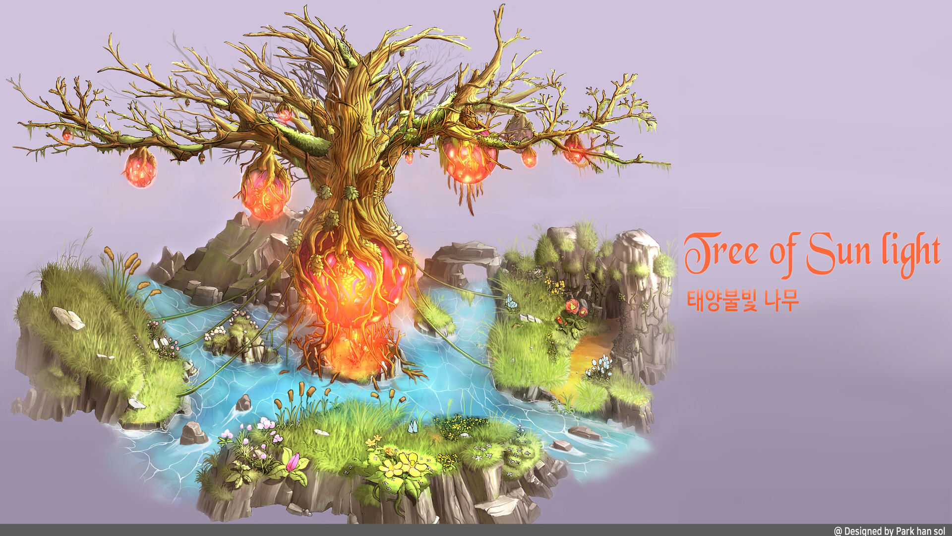 ArtStation - tree of sun light