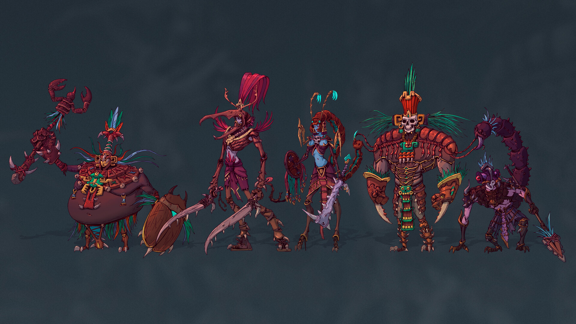 ArtStation - Underground Humans Draft