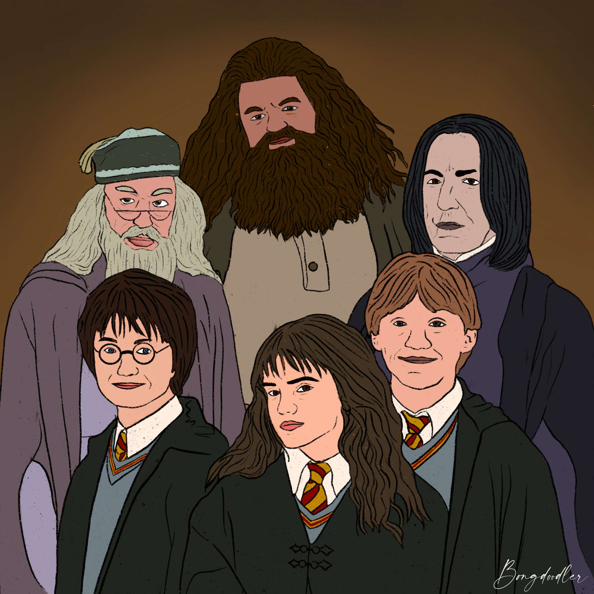 ArtStation - Harry Potter illustration