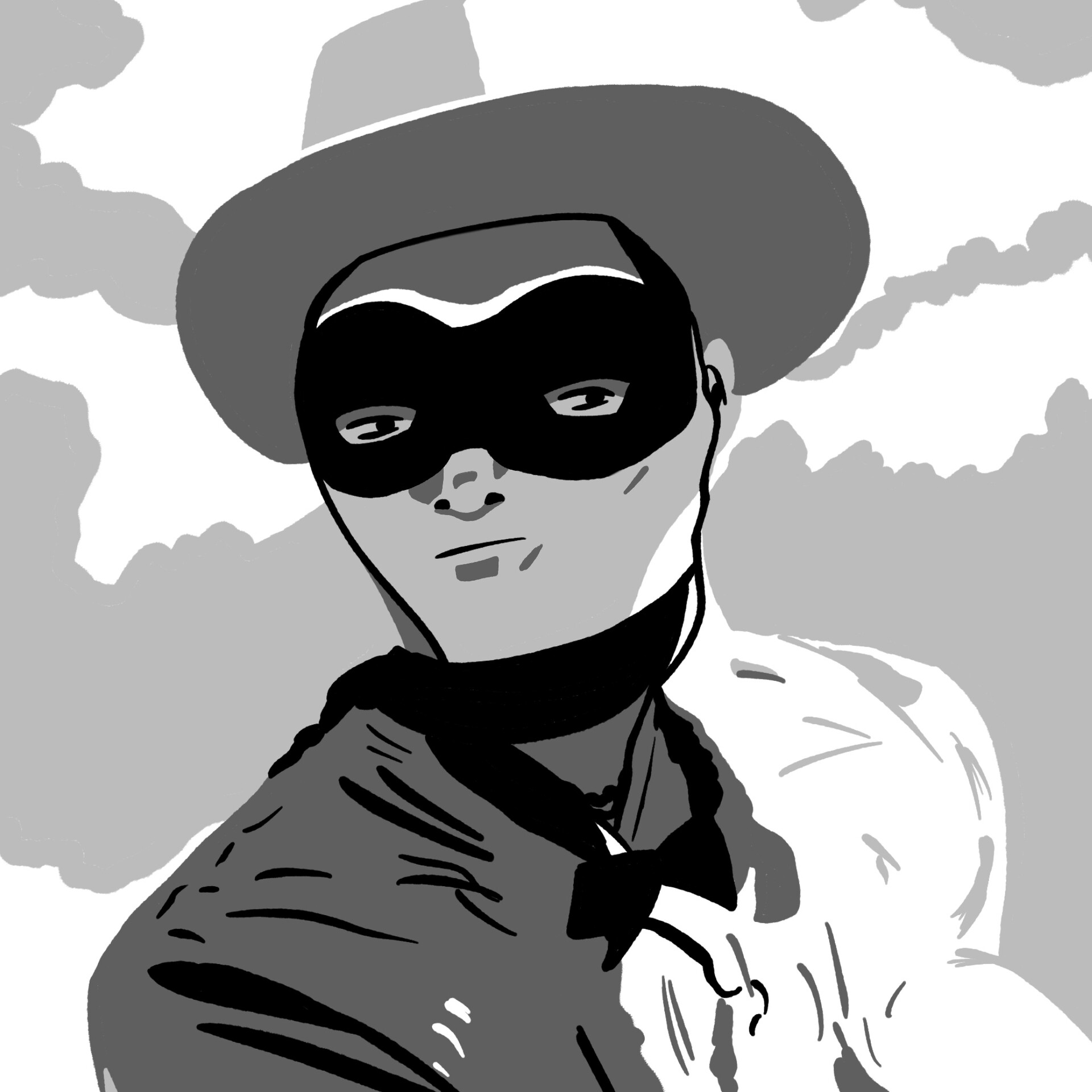 ArtStation - Lone Ranger - Value Study
