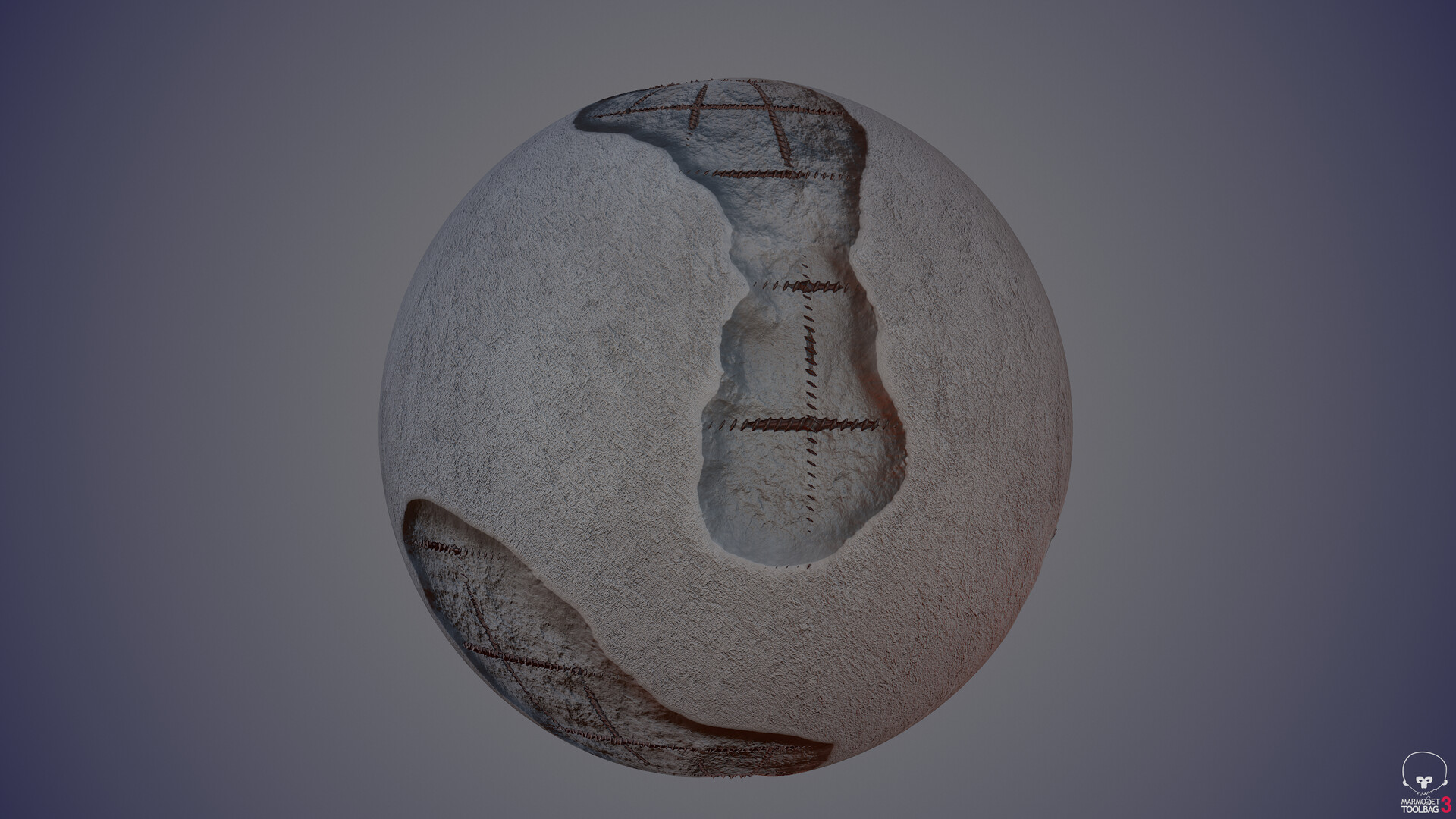 ArtStation - Broken wall - Substance designer