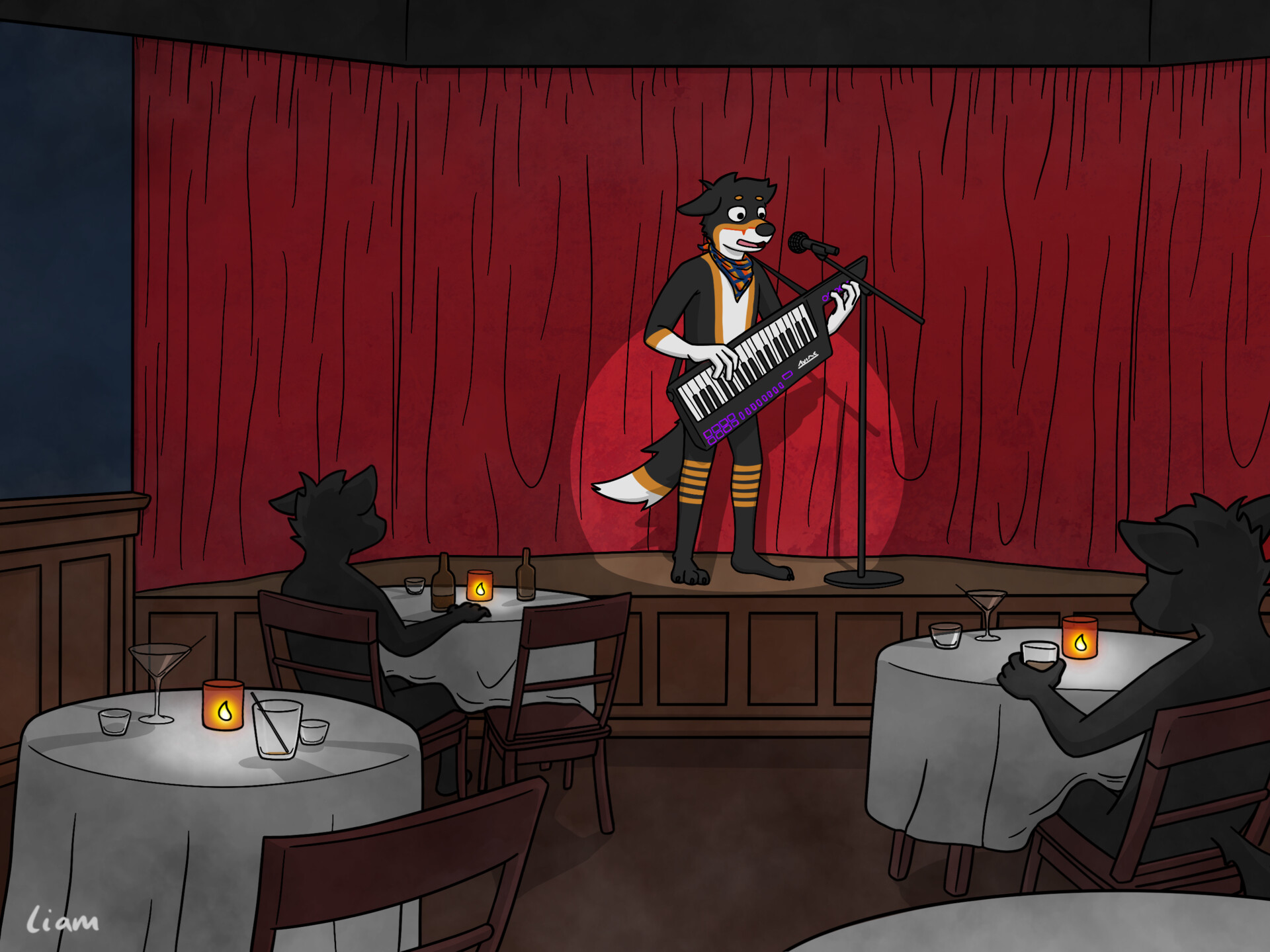 ArtStation - Sad Song In a Dark Bar